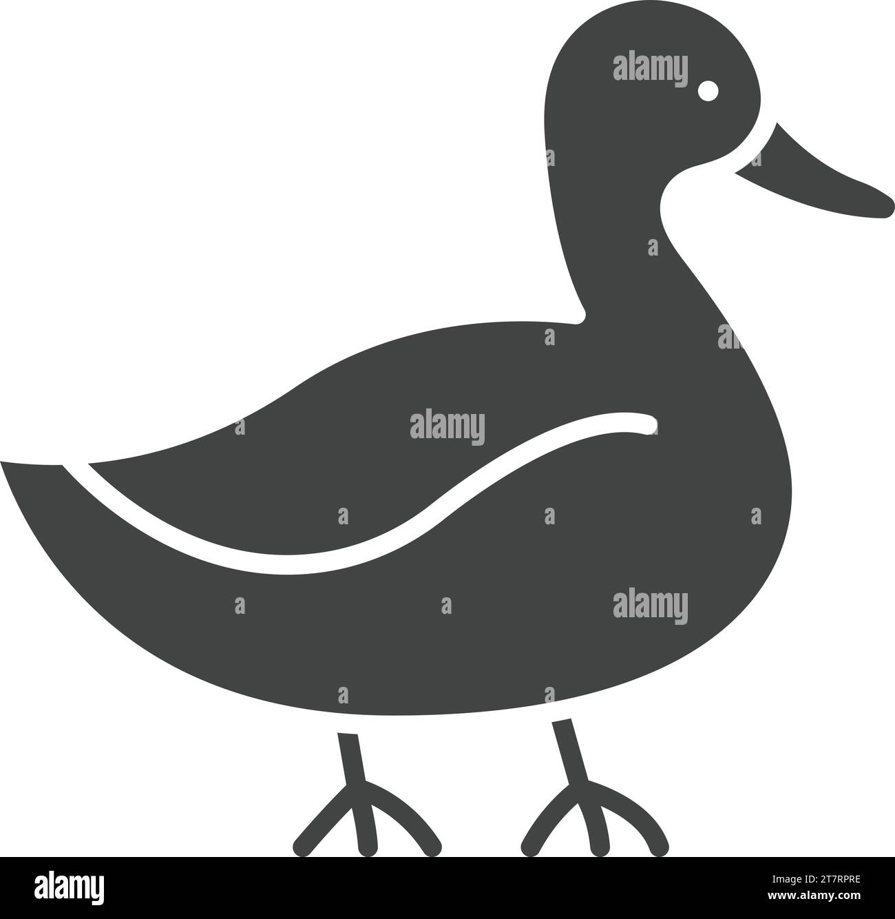 Duck icon vector image Stock Vector Image & Art - Alamy