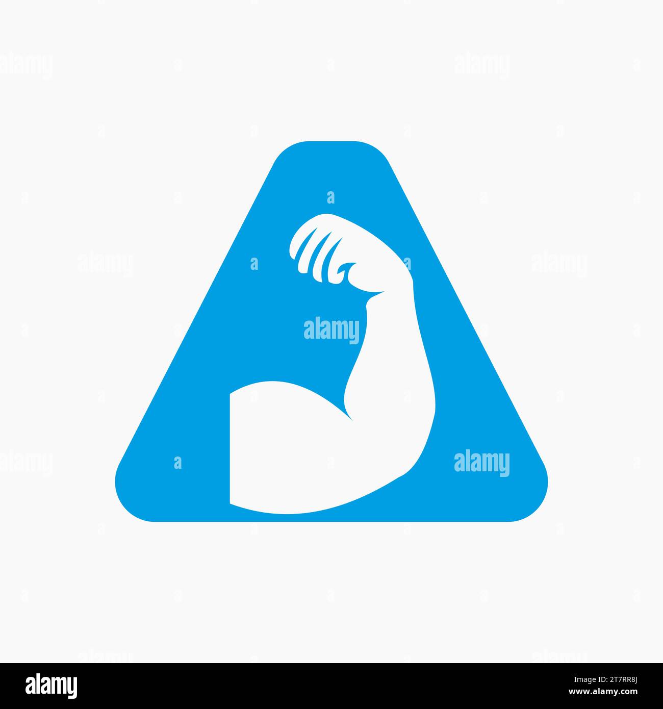 Letter A Fitness Logo Design. Arm Logo Icon Design. Gym Symbol Stock ...