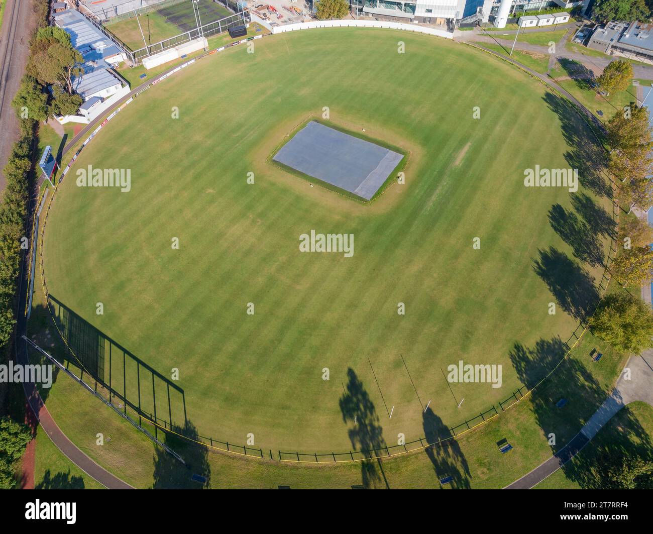 Aerial view of the oval hi-res stock photography and images - Alamy
