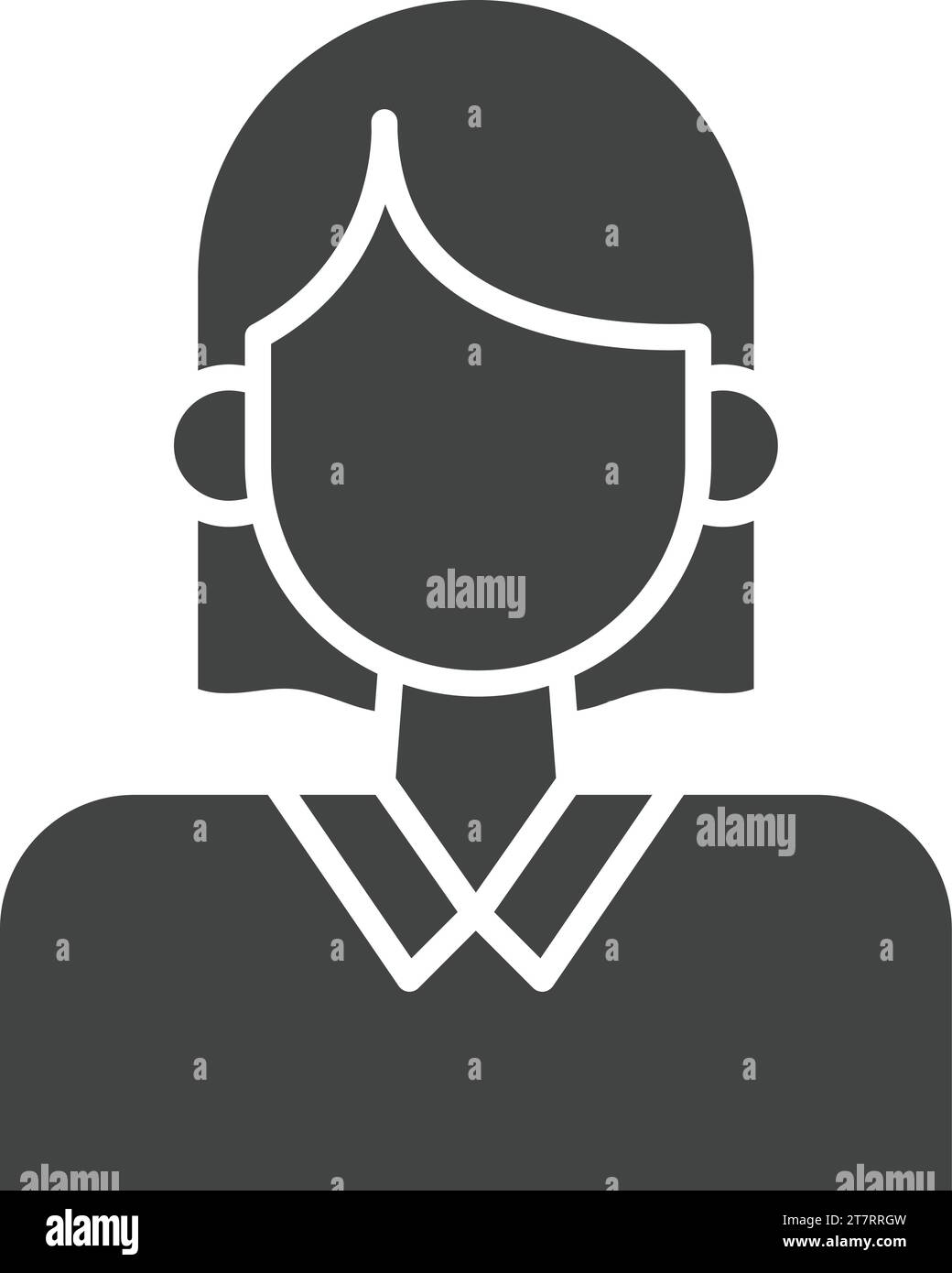 Female Student icon vector image Stock Vector Image & Art - Alamy