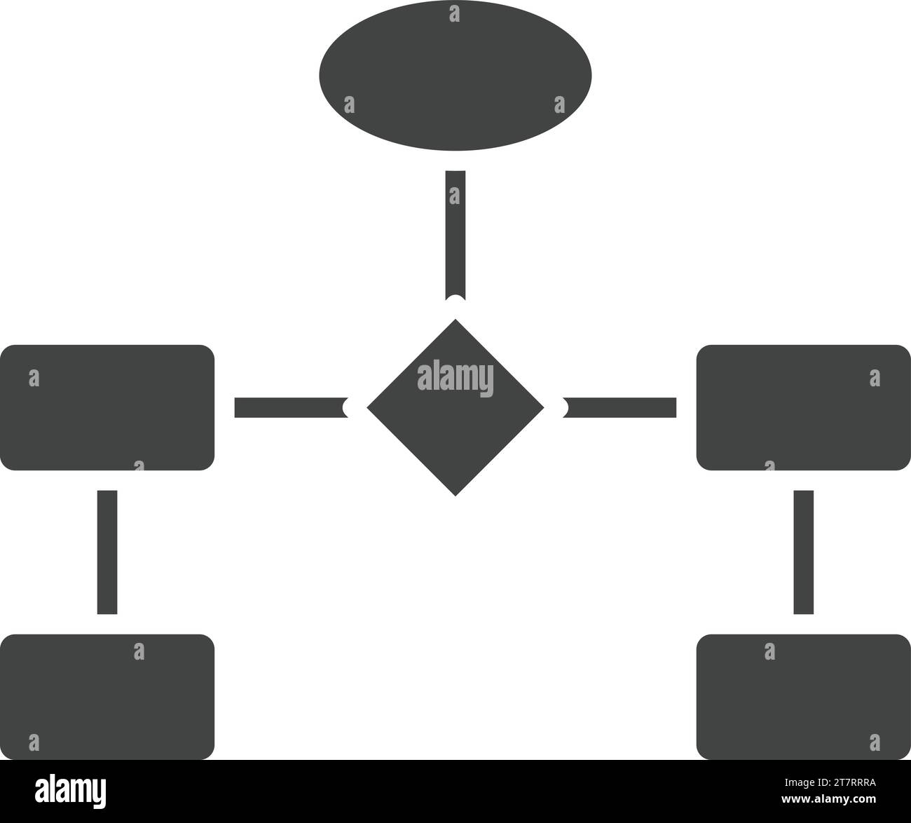 Flowchart icon vector image Stock Vector Image & Art - Alamy