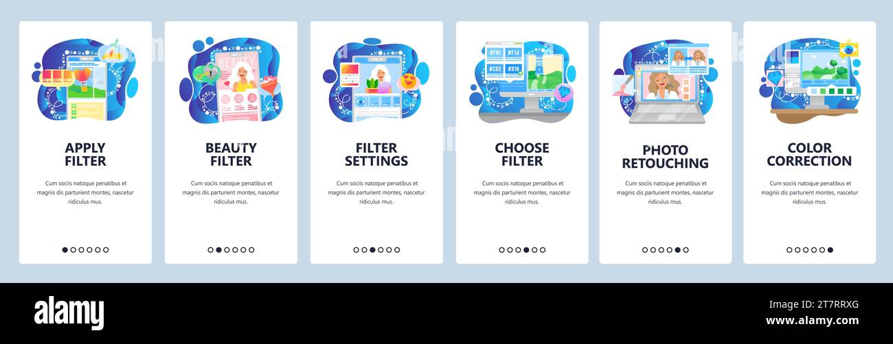 Photo sharing app, filter settings, photo retouch, beauty blog. Mobile ...