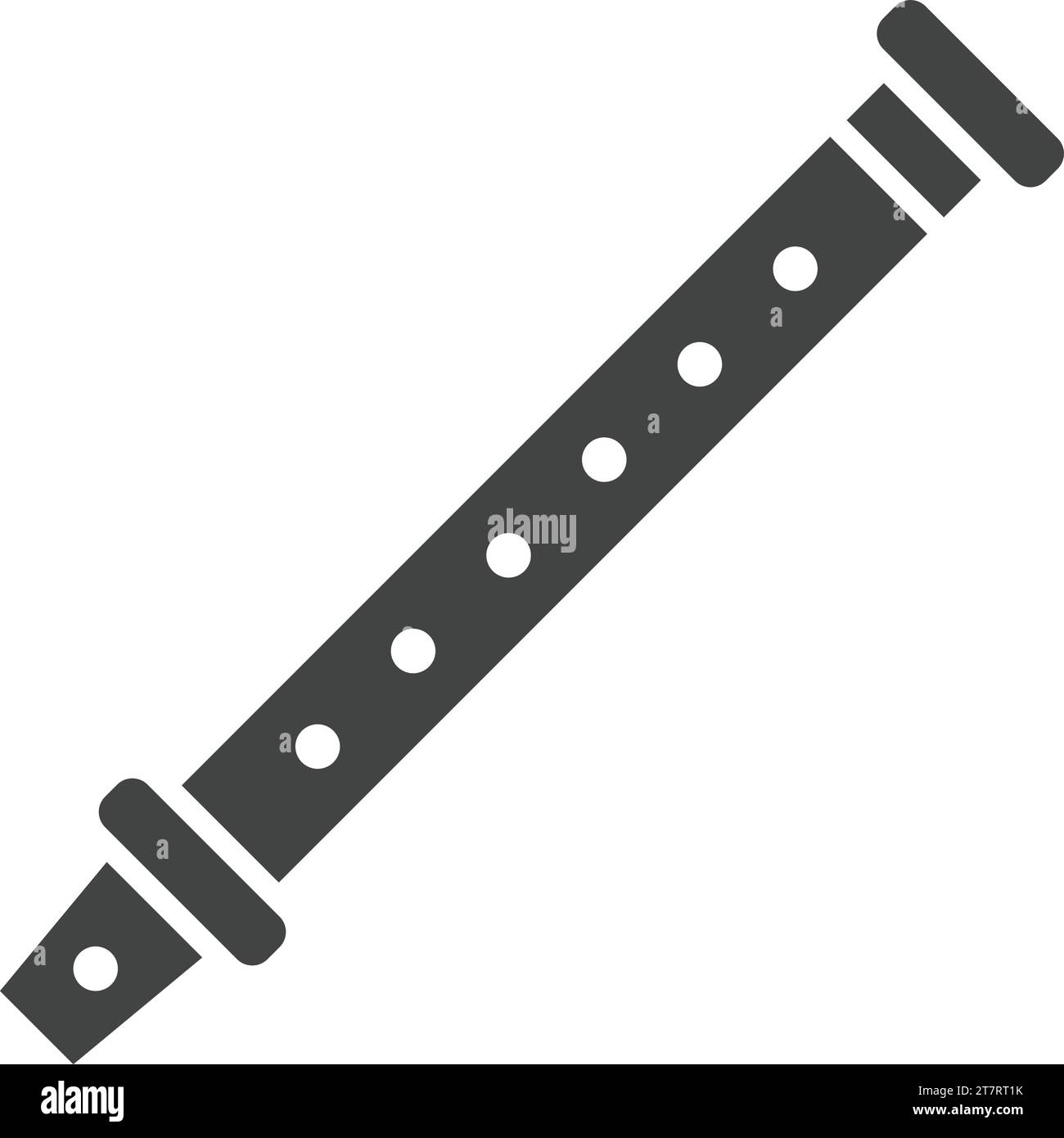 Flute icon vector image Stock Vector Image & Art - Alamy