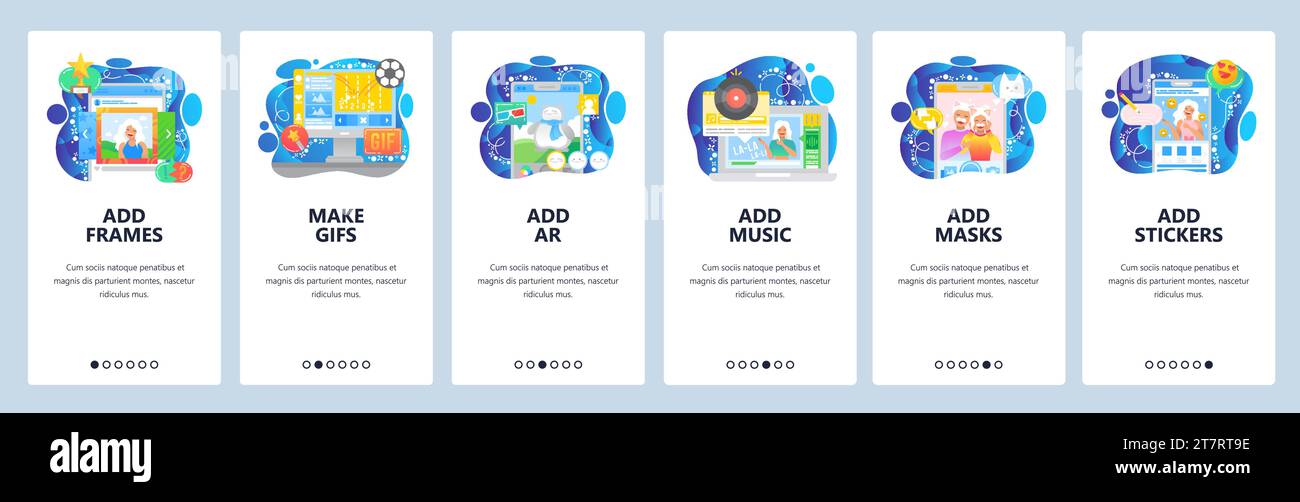 Smartphone applications, GIF, augmented reality games, face mask ...