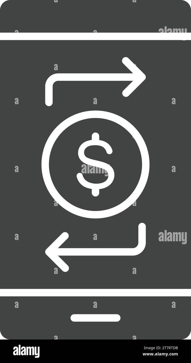 Transfer funds concept icon Cut Out Stock Images & Pictures - Alamy
