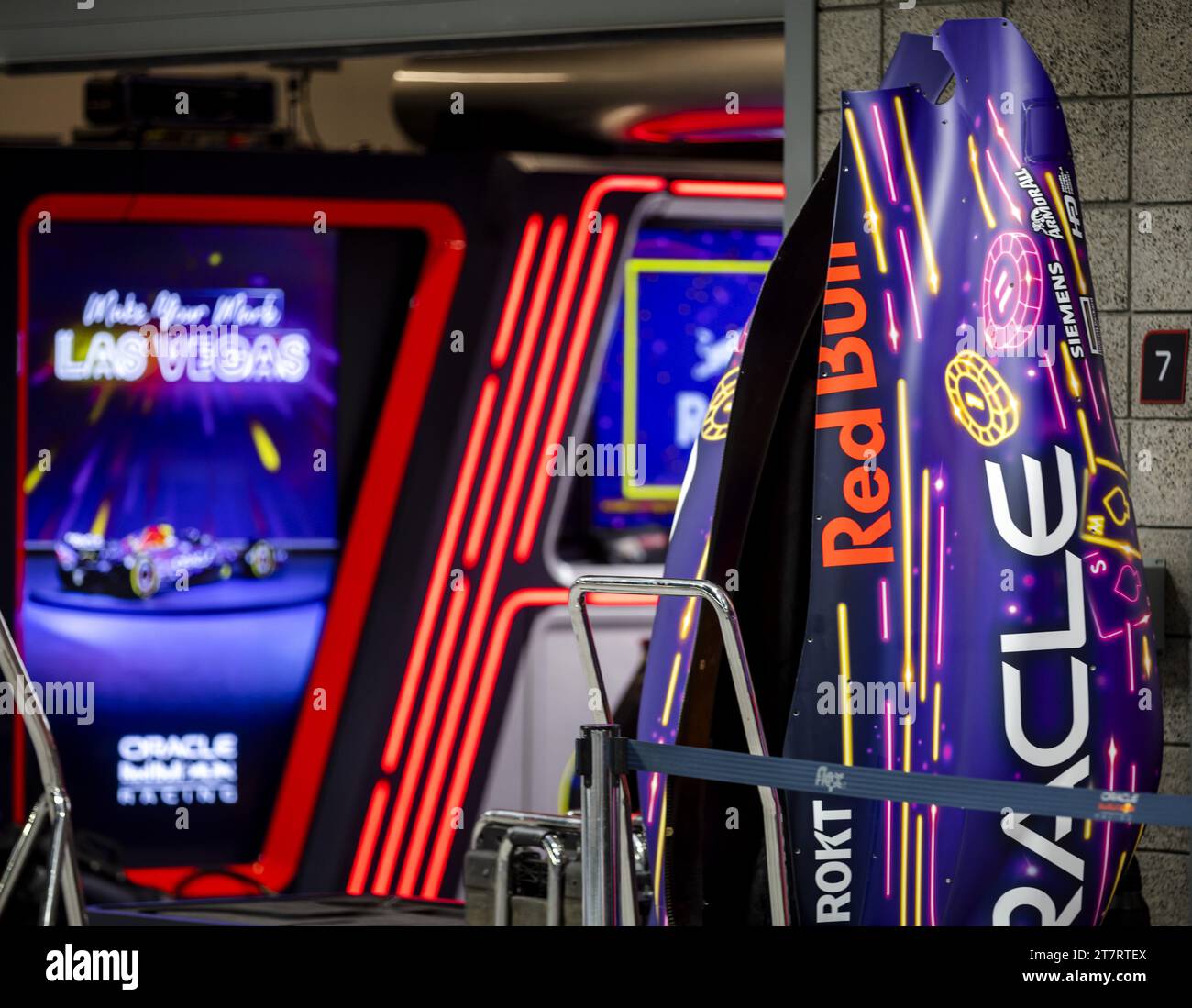 LAS VEGAS - Part of the car of Max Verstappen (Red Bull Racing ...