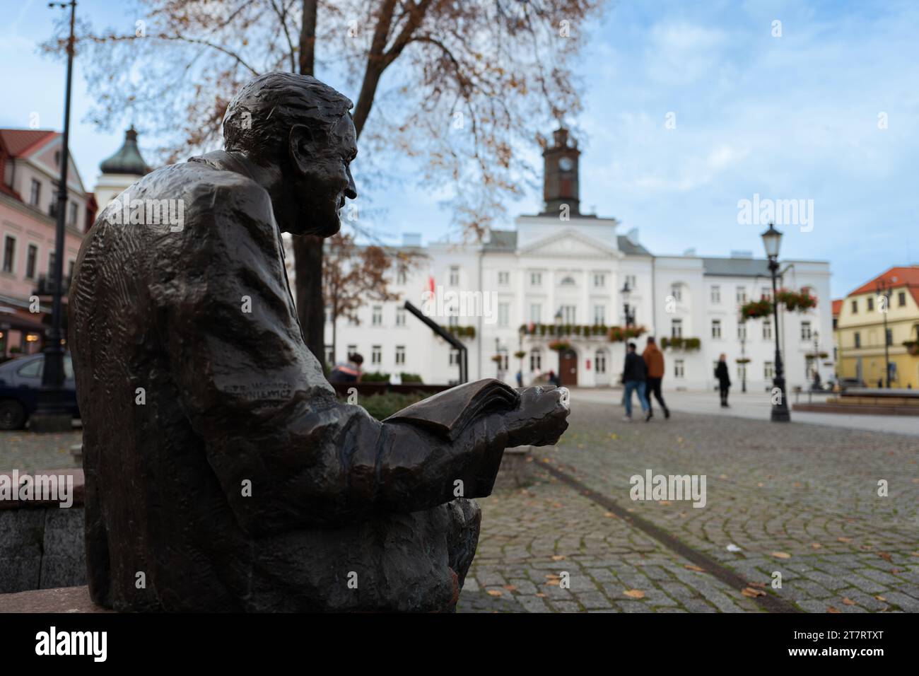 30 10 2022: view of the historic part of the old city in Plock, Poland ...