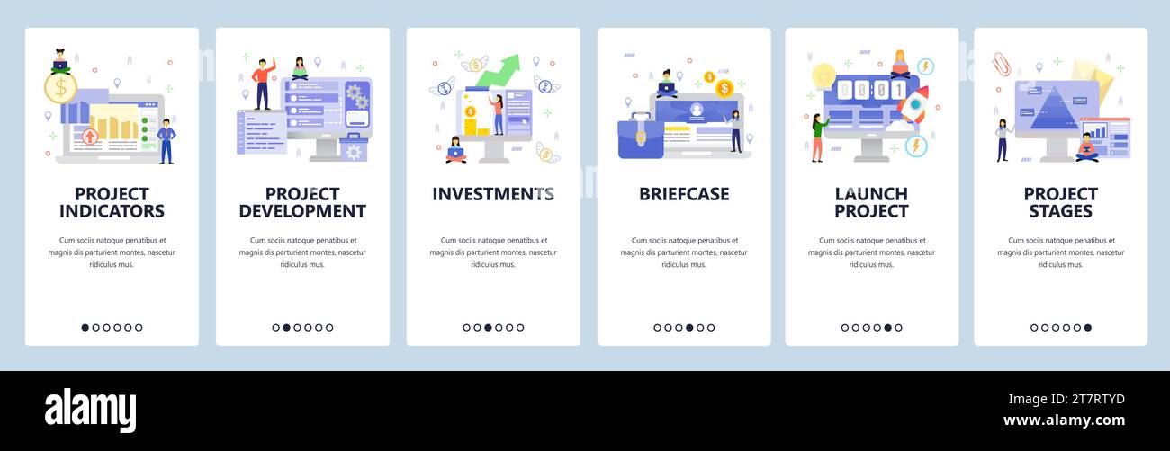 Business management, financial chart, project launch, investments ...