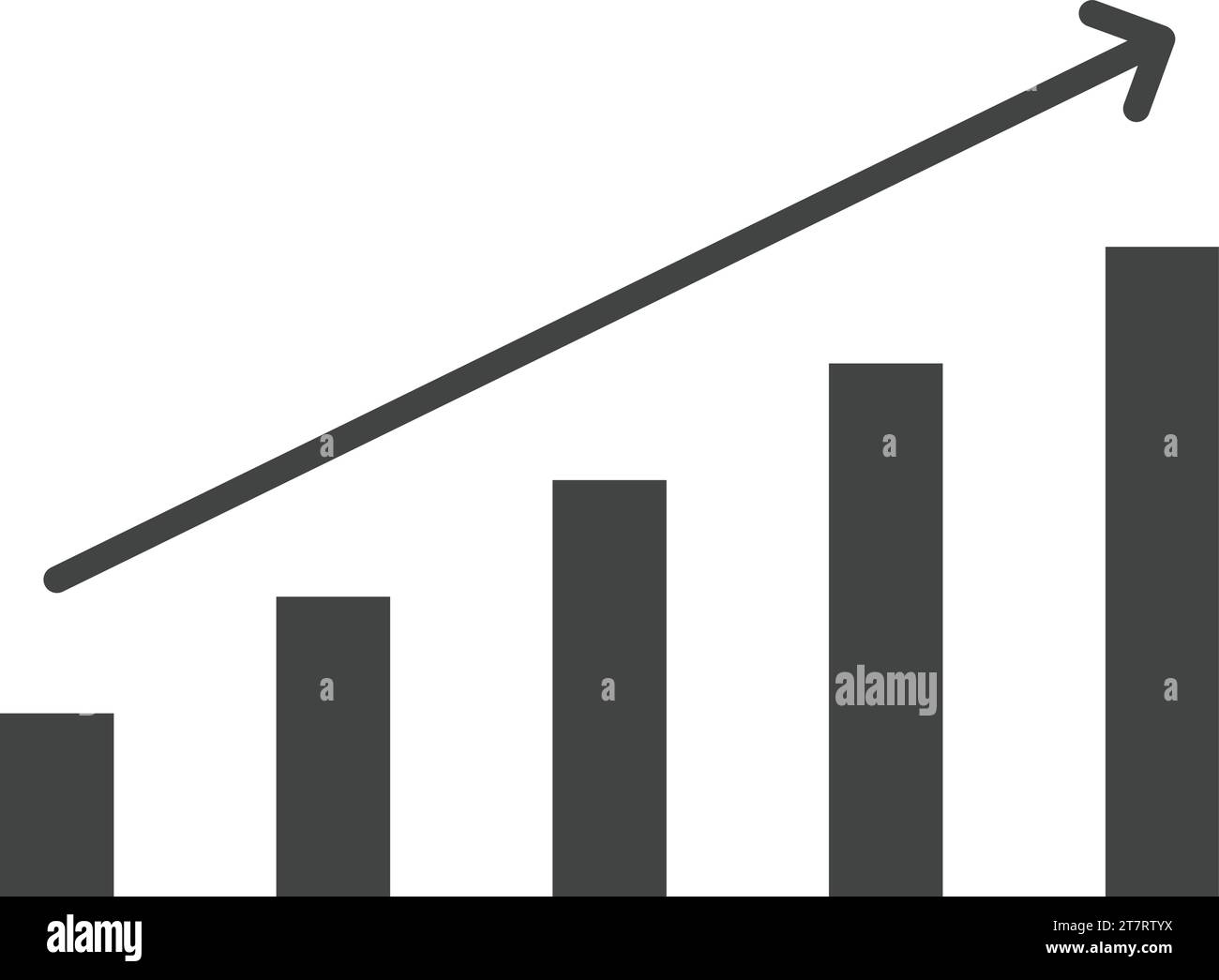 Graph icon vector image Stock Vector Image & Art - Alamy