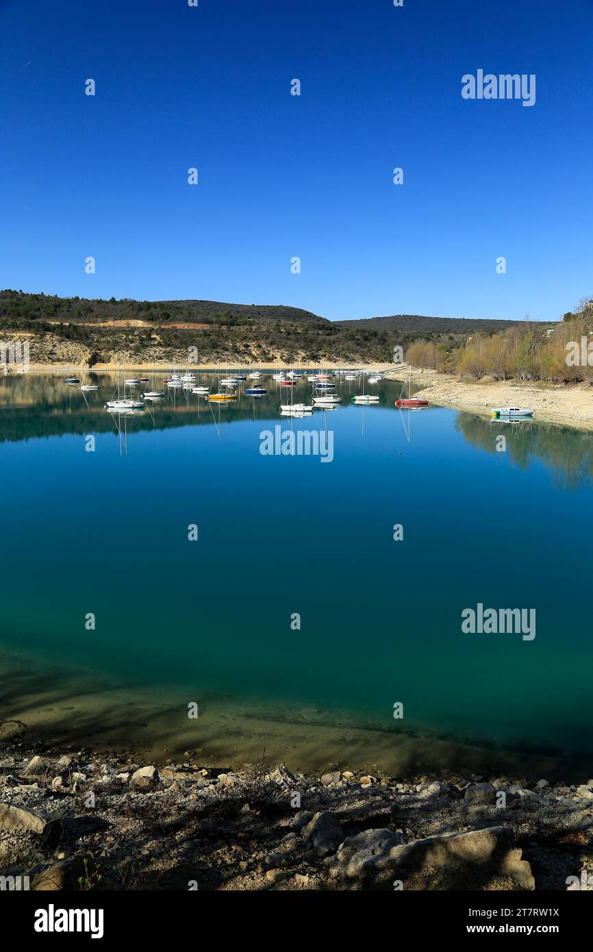 Lac Sainte Croix, Provence, France Stock Photo - Alamy