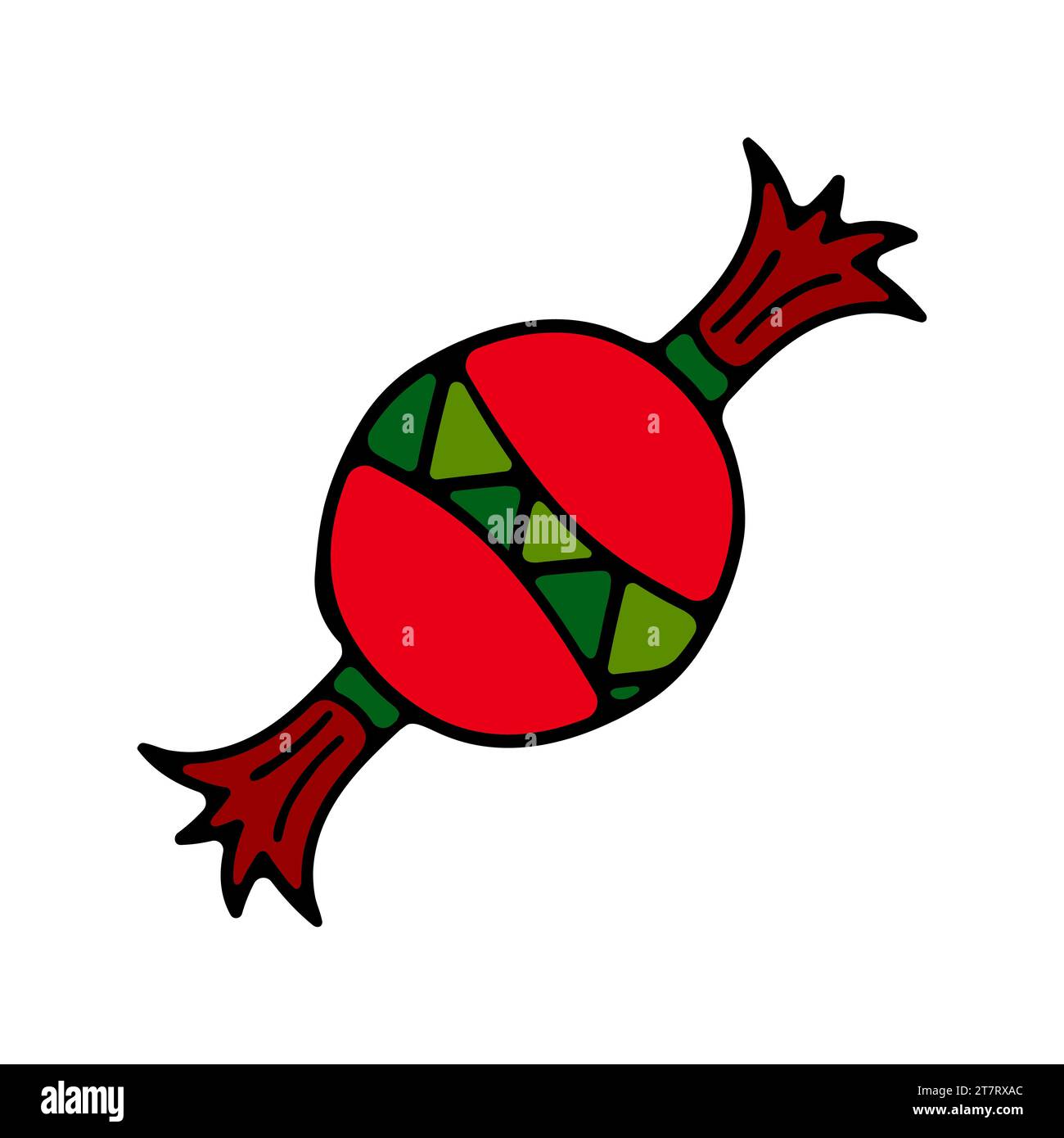 Candy sweets, twisted sucker candy on stick. Vector cartoon set of ...