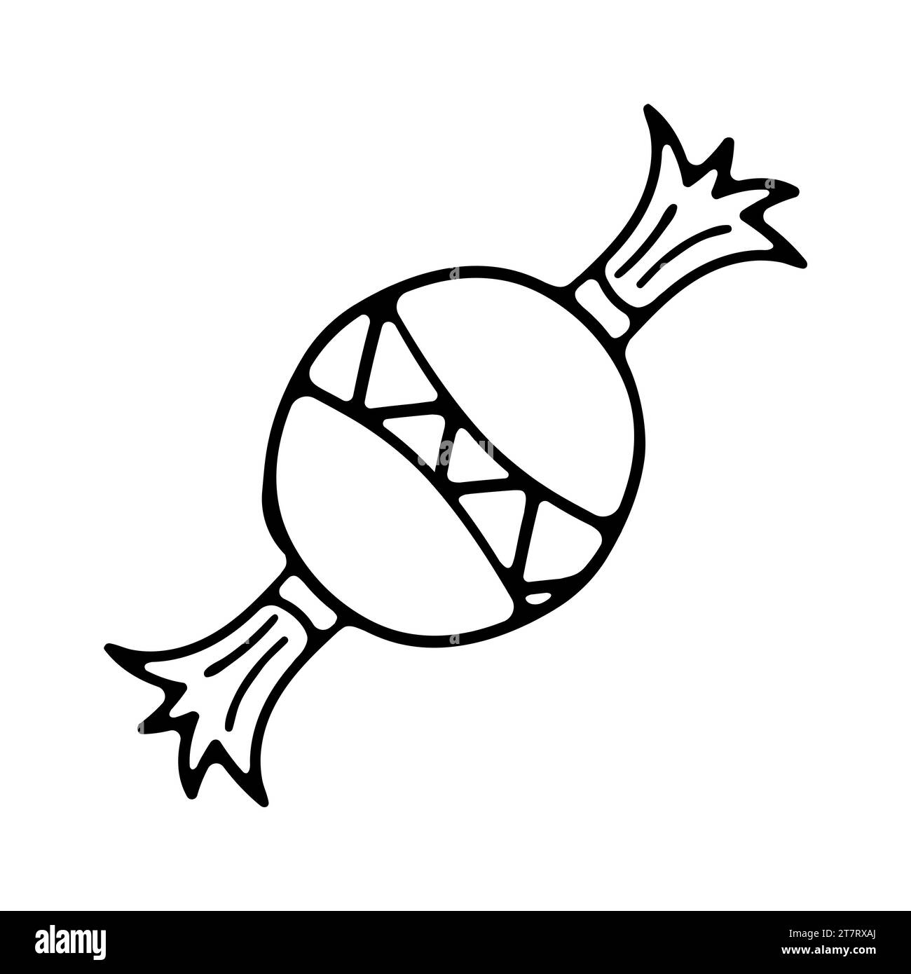 Candy sweets, twisted sucker candy on stick. Vector cartoon set of ...