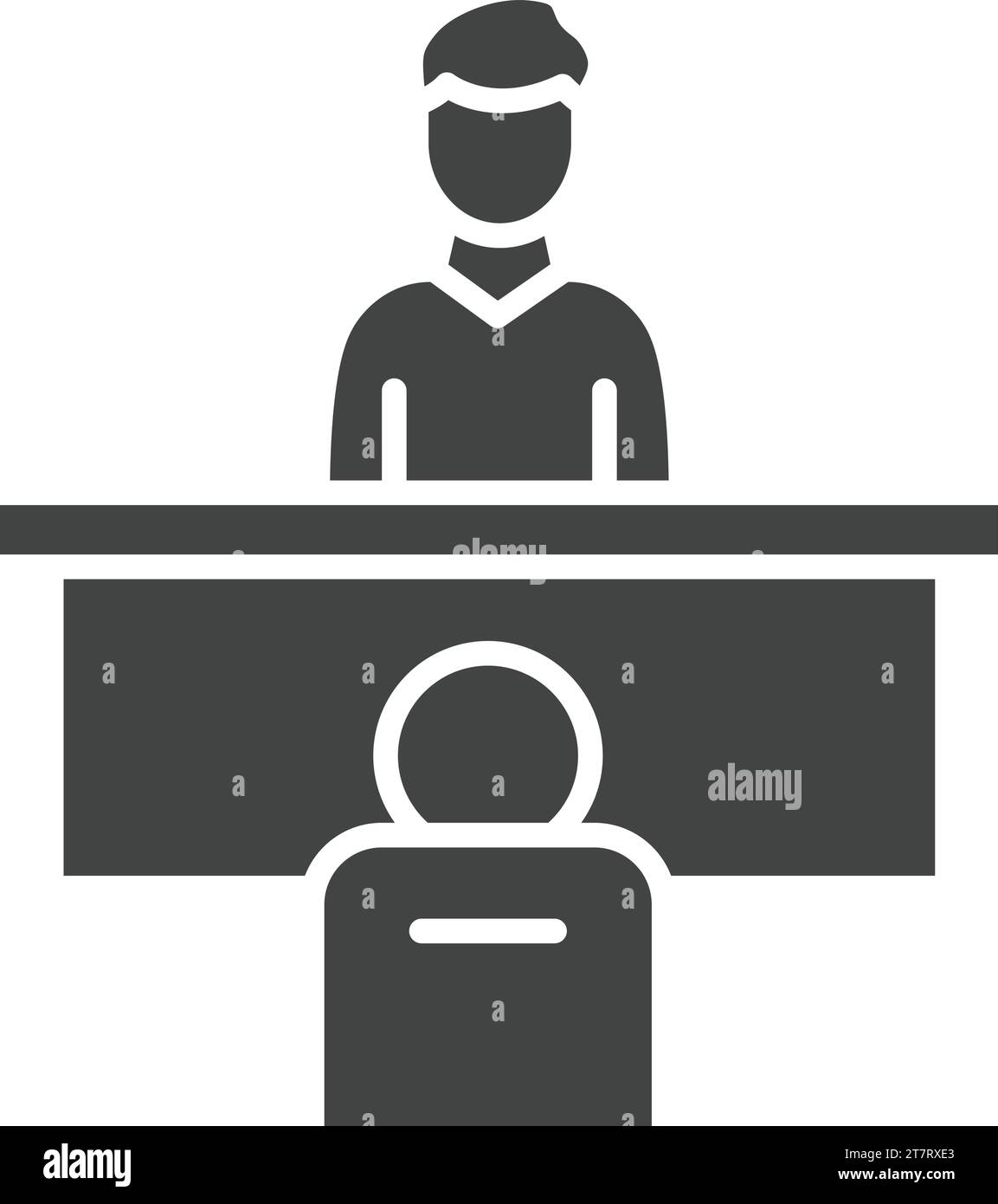 Interview icon vector image Stock Vector Image & Art - Alamy