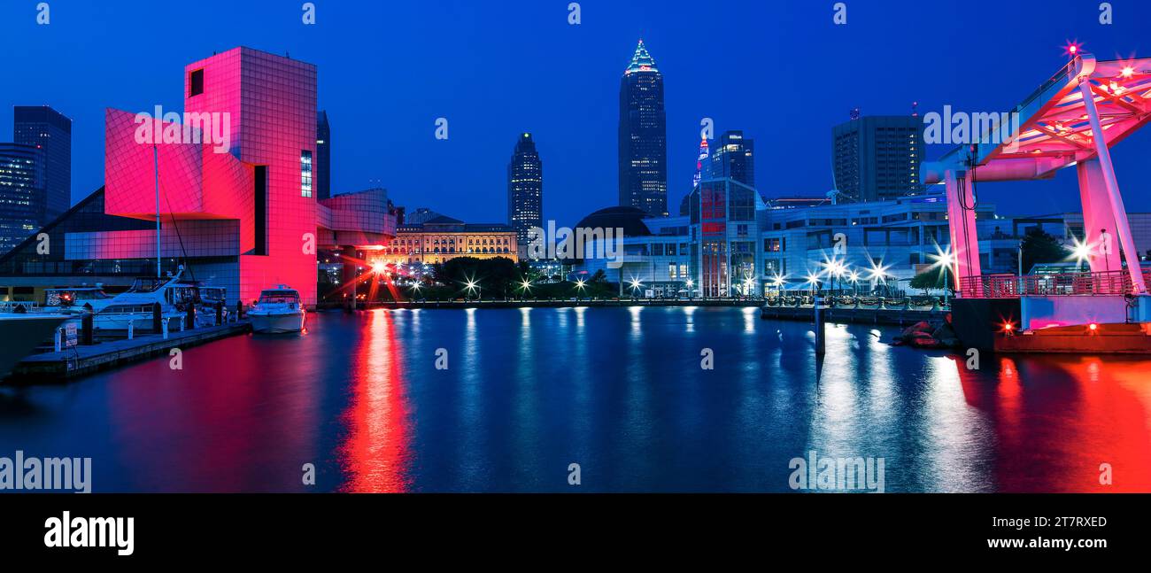 Cityscapes of the Cleveland Ohio area Stock Photo - Alamy