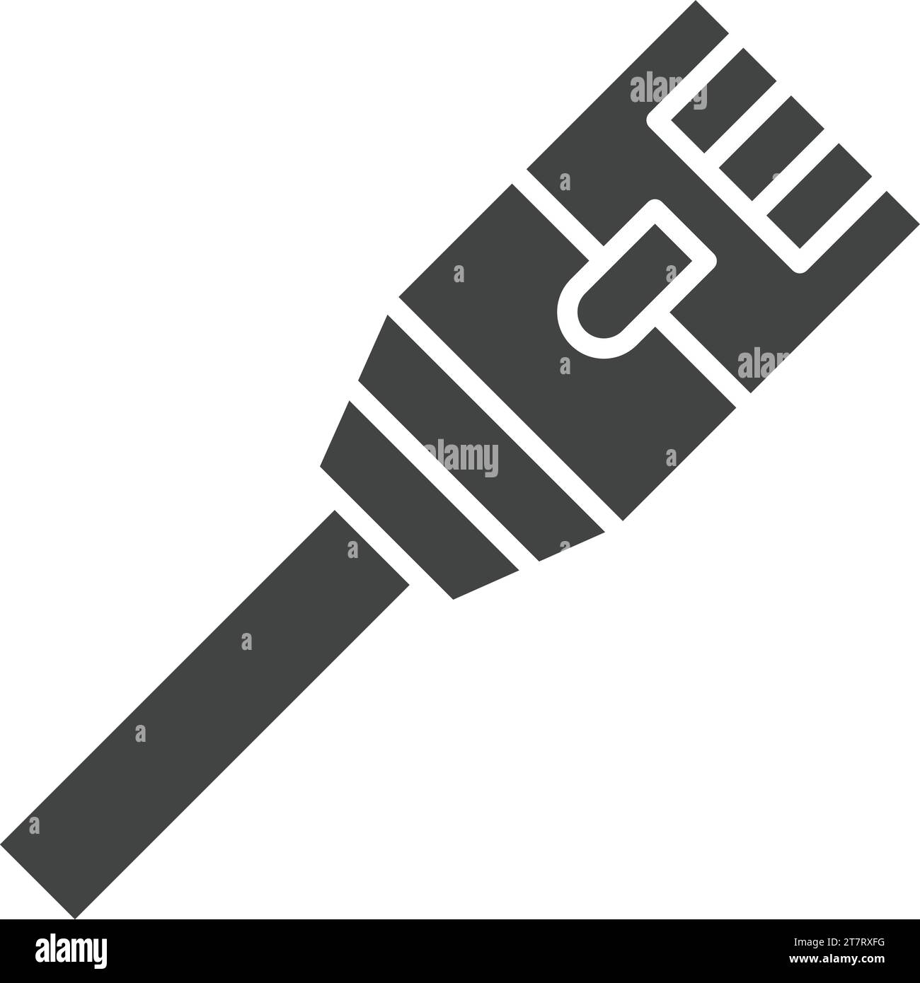 Lan cable icon outline hi-res stock photography and images - Alamy
