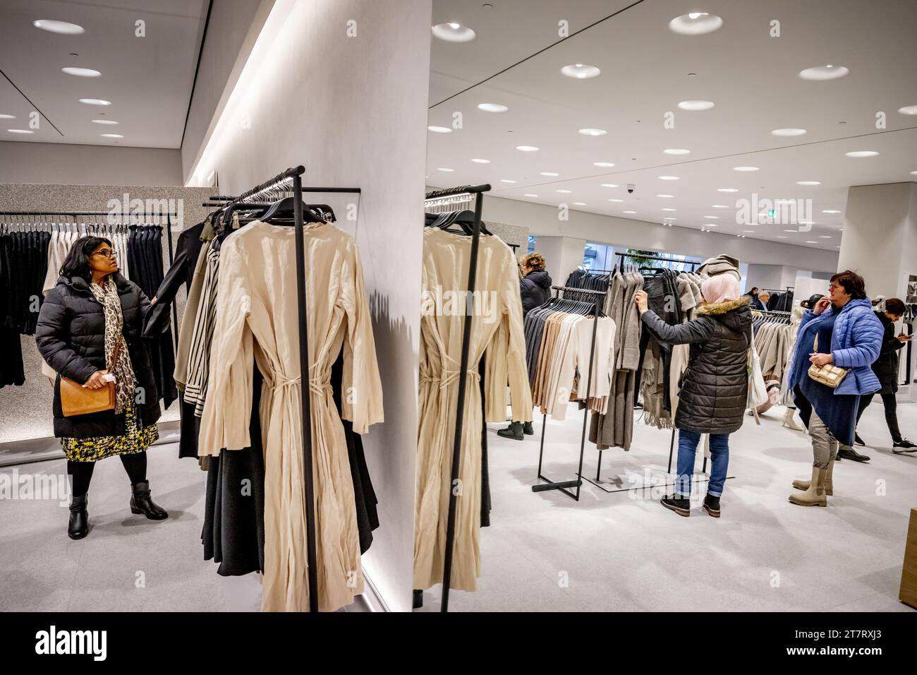 ROTTERDAM - Visitors in Zara during the opening of the largest store of ...