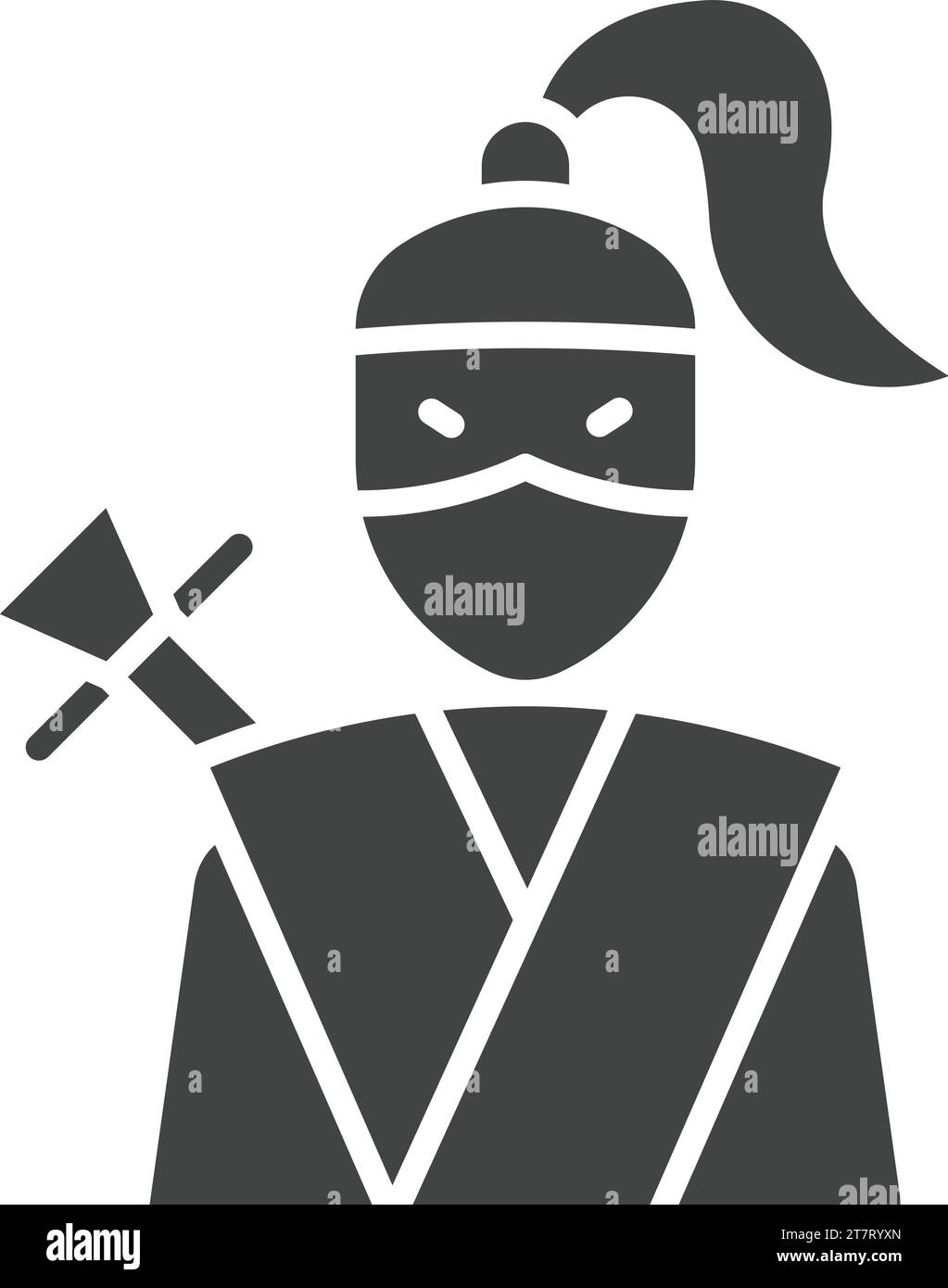 Kunoichi icon vector image Stock Vector Image & Art - Alamy