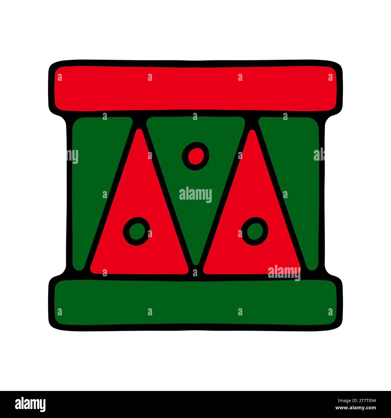 Seasonal holiday musical instrument Stock Vector Images - Alamy