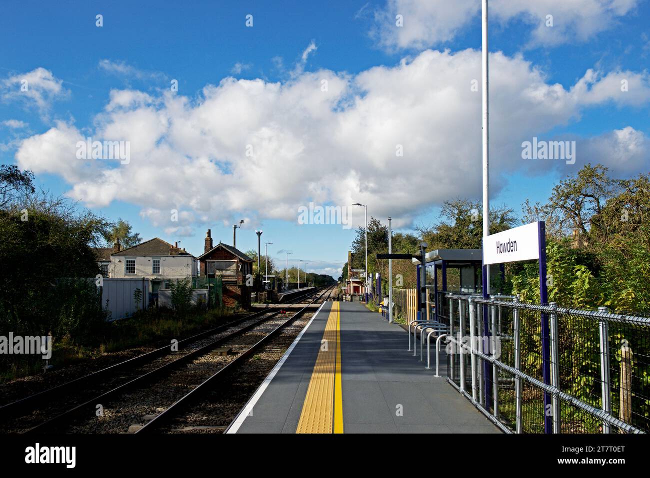 The railway station at Howden, East Yorkshire, England UK Stock Photo ...