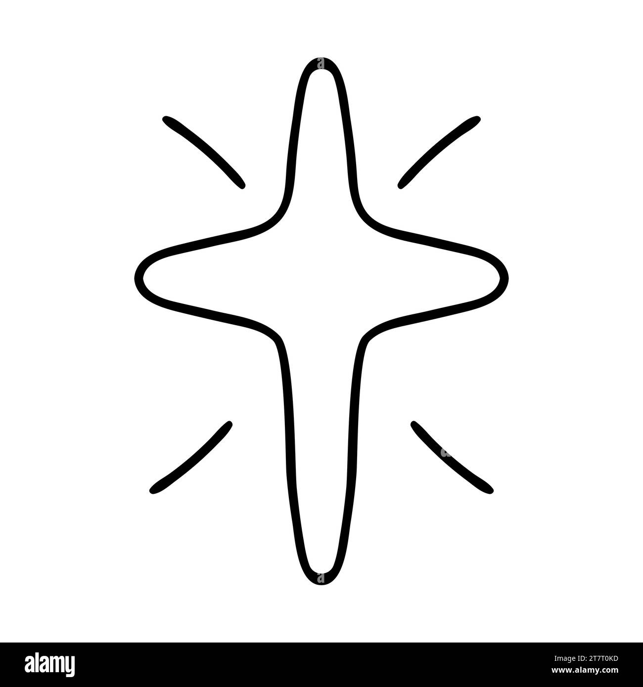 Bethlehem Christmas golden star isolated on white background. Christmas ...