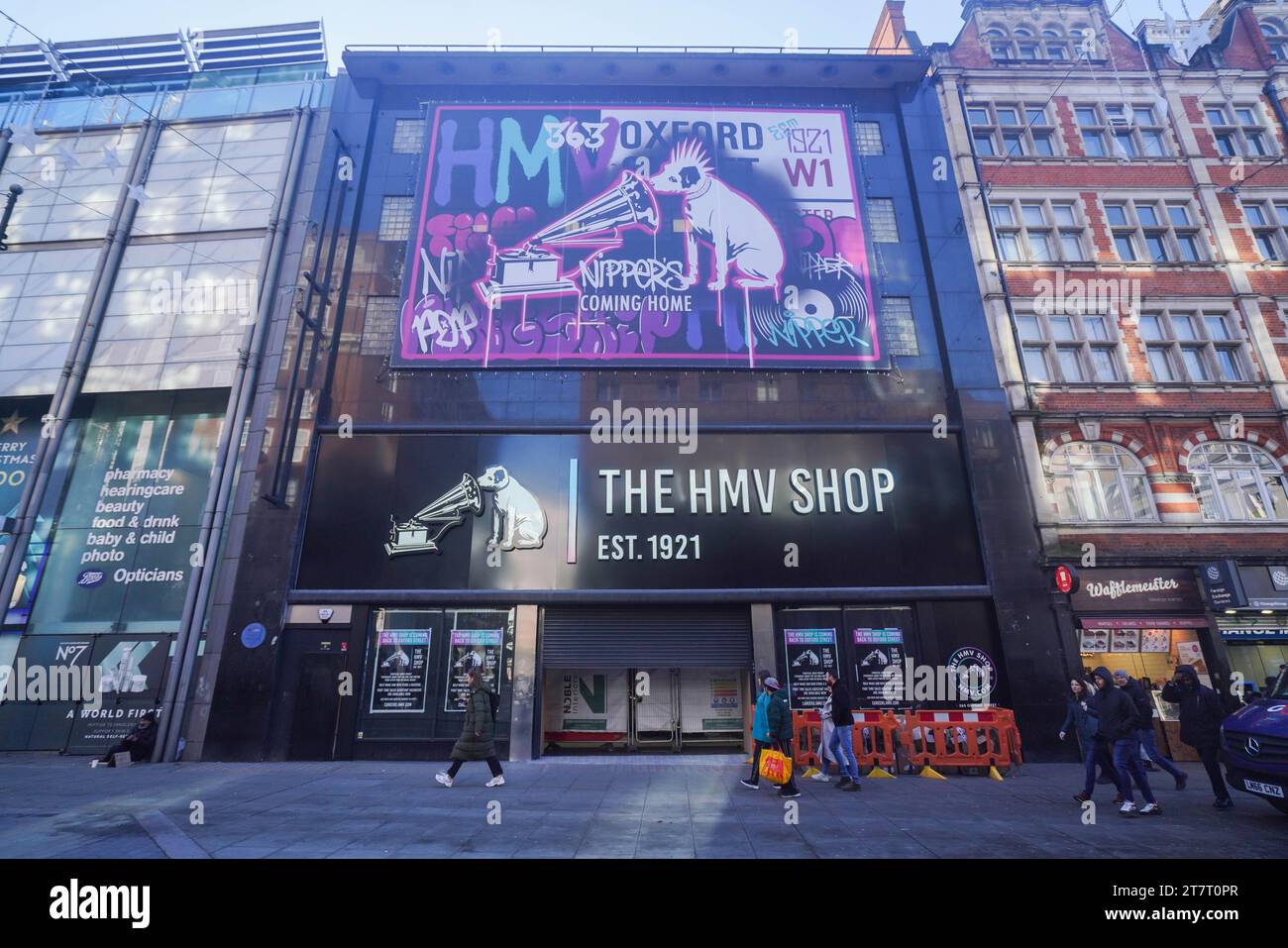 London, UK. 17 November 2023. A view of the new HMV store on London's ...