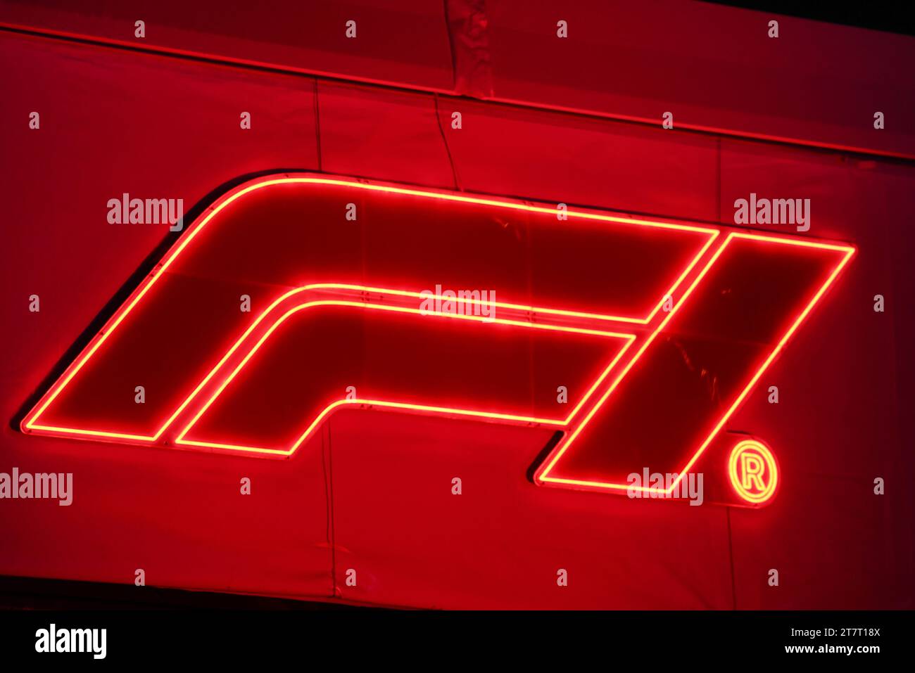 Las Vegas, USA. 16th Nov, 2023. F1 logo. 16.11.2023. Formula 1 World ...