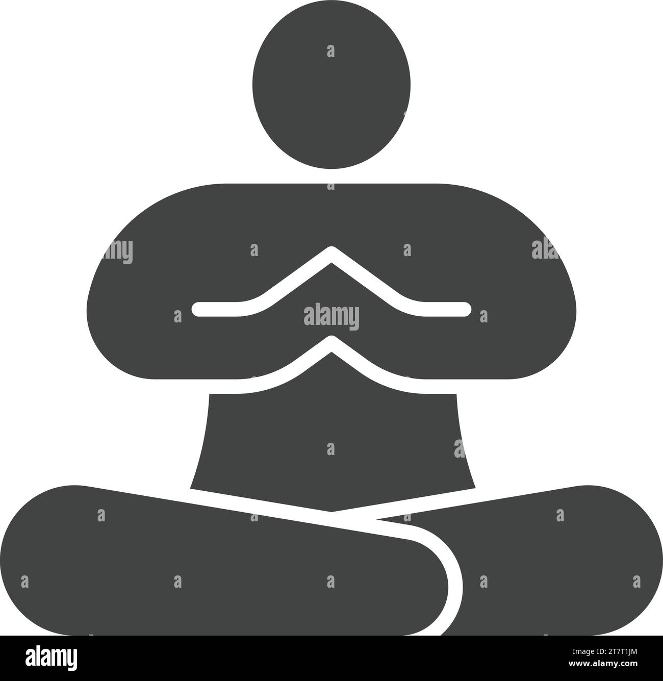 Meditate icon vector image Stock Vector Image & Art - Alamy