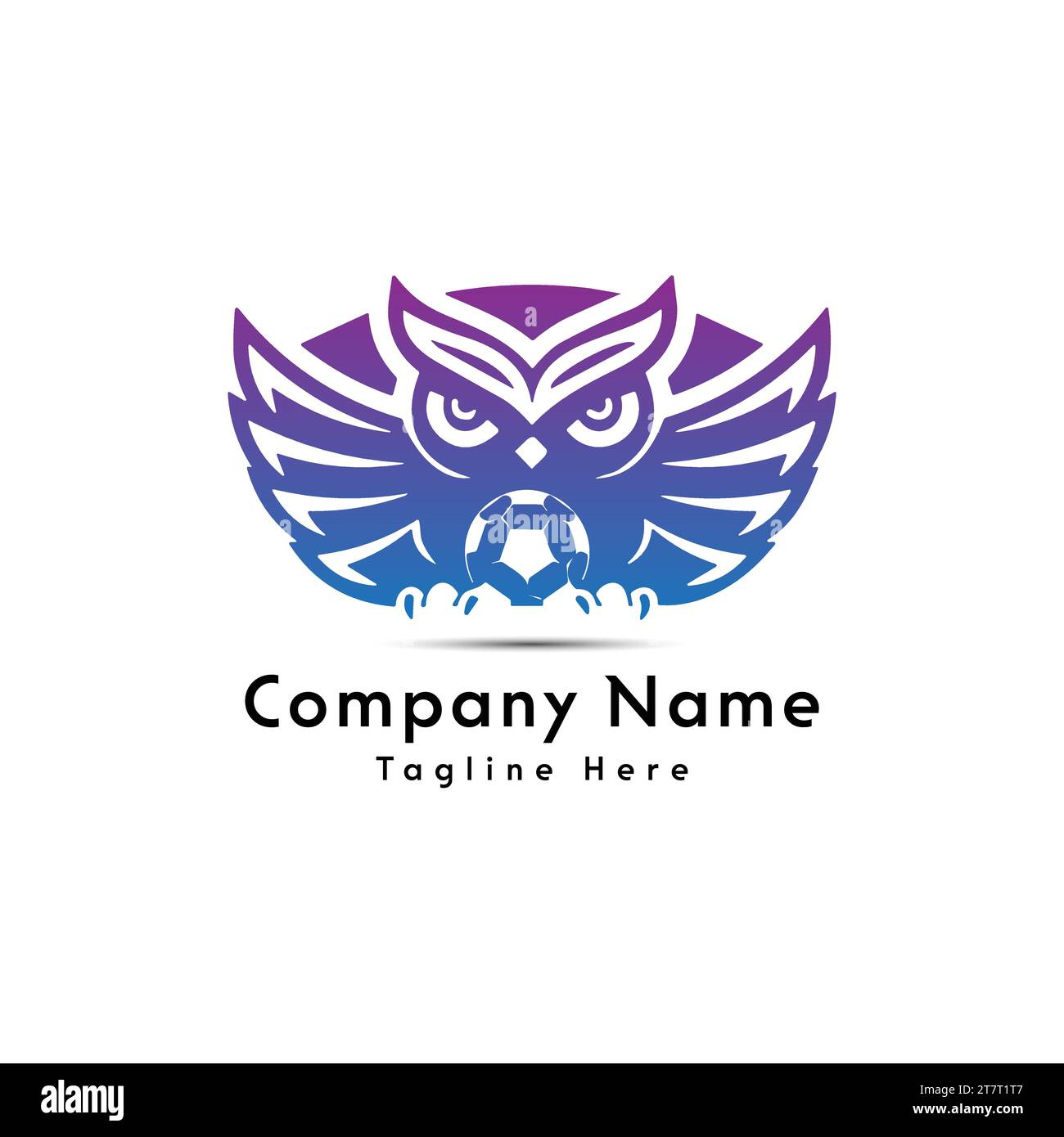 Owl branding design hi-res stock photography and images - Alamy