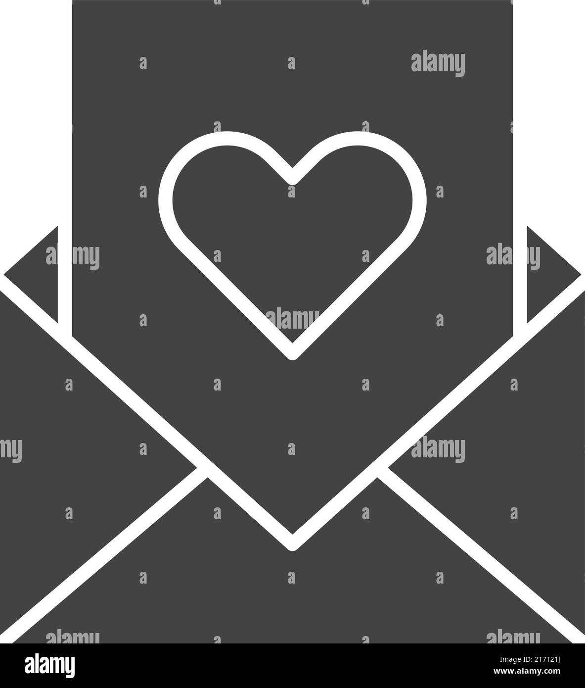 Love Letter icon vector image Stock Vector Image & Art - Alamy