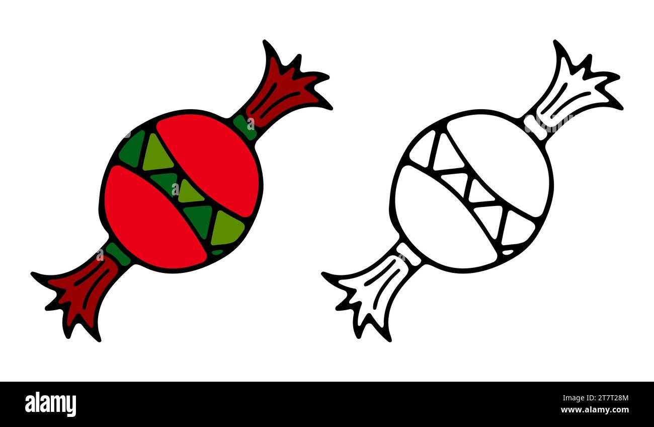 Candy sweets, twisted sucker candy on stick. Vector cartoon set of ...