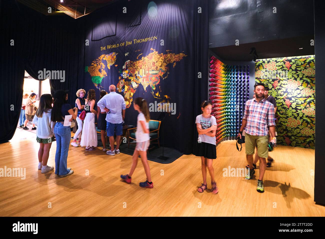 A large map is an introduction to the historical exhibit space. In the ...