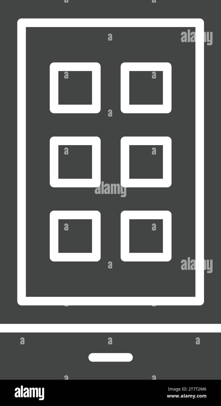 Vector mobile applications concept Black and White Stock Photos ...