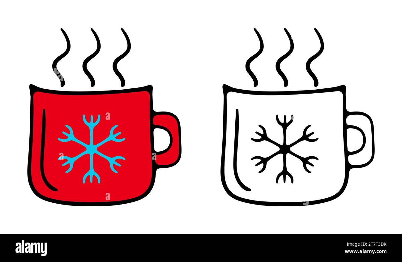 Mug with tea. Hot drink, steam, evaporation, boiling water, tea bag ...