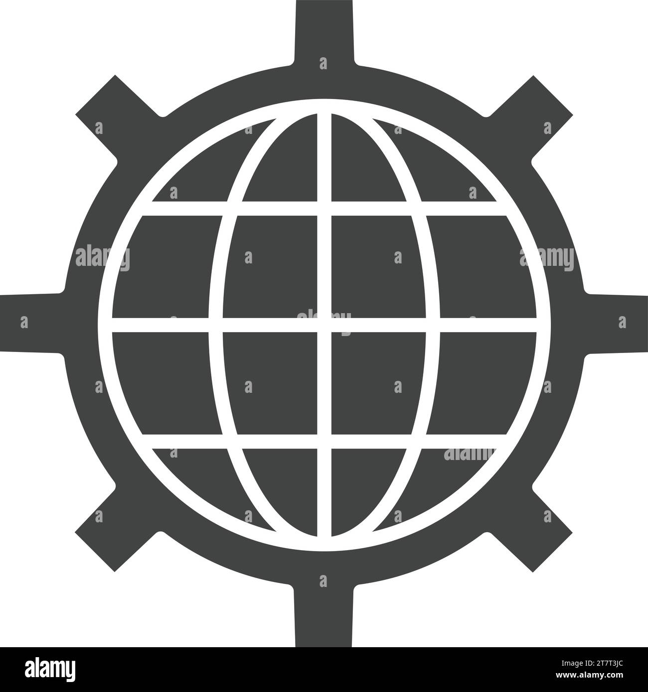 Network Settings icon vector image Stock Vector Image & Art - Alamy