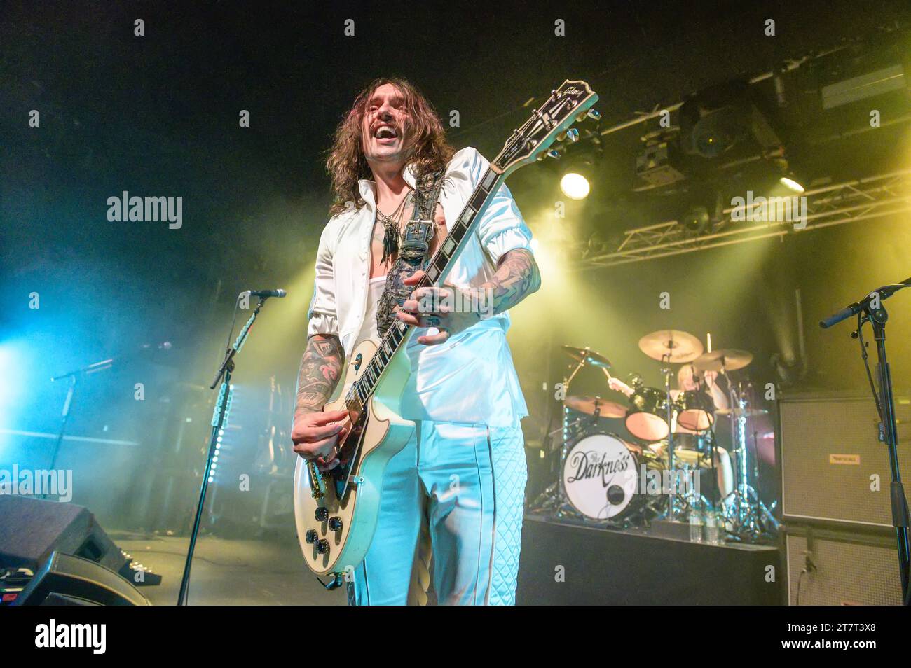 Justin Hawkins of Glam Rock Band The Darkness Stock Photo - Alamy