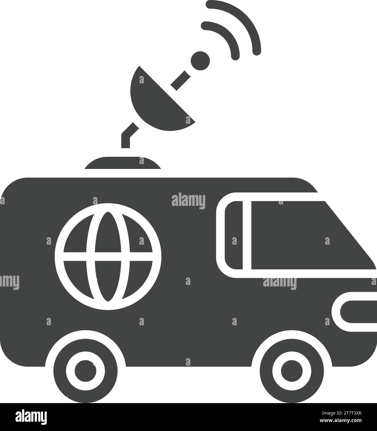 News Van icon vector image Stock Vector Image & Art - Alamy