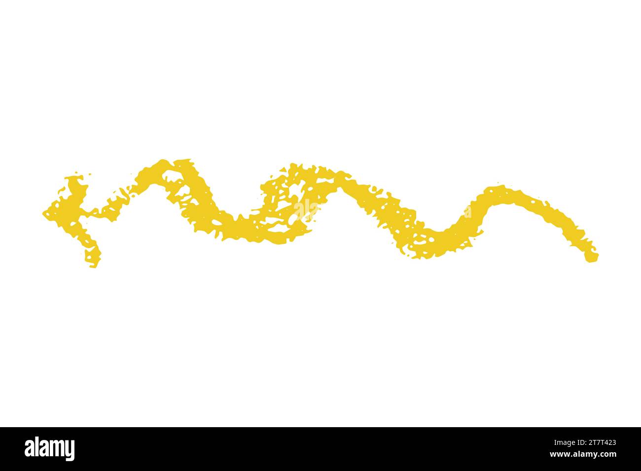 crayon emphasis arrow. Hand drawn yellow charcoal symbols for hand ...