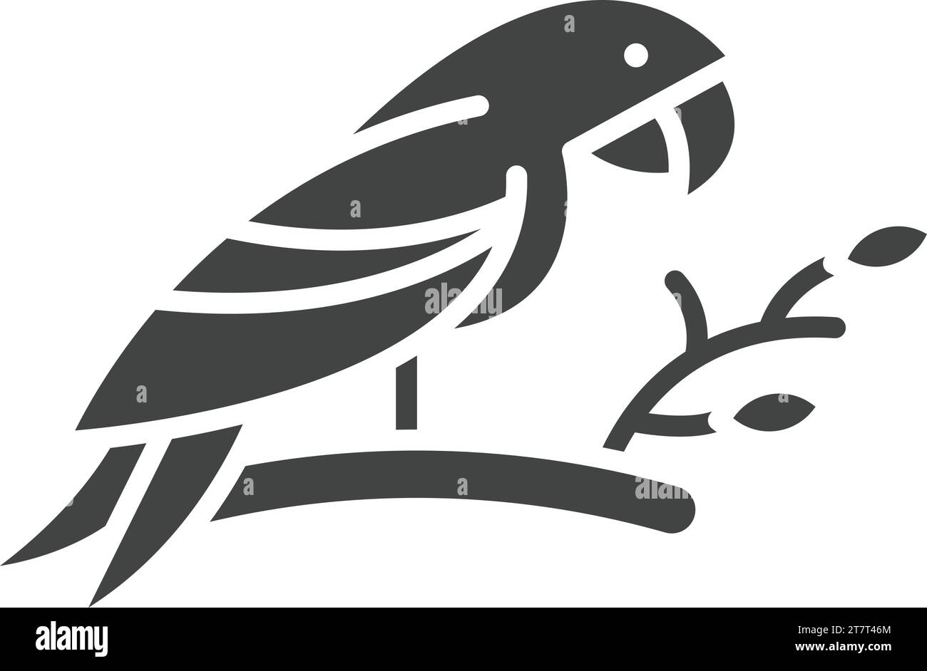 Parrot icon vector image Stock Vector Image & Art - Alamy