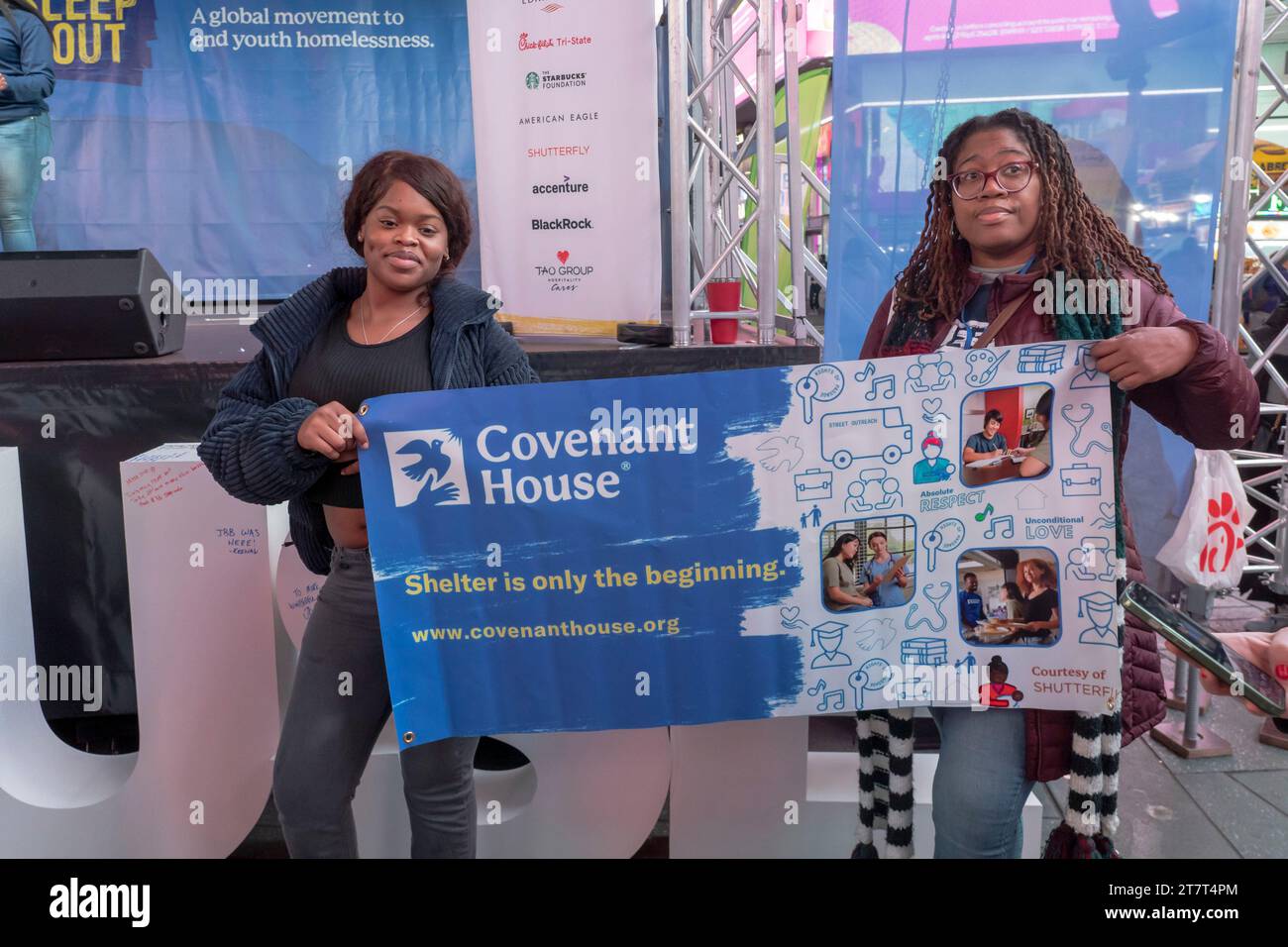 New York, New York, USA. 16th Nov, 2023. (NEW) Covenant House Hosts ...