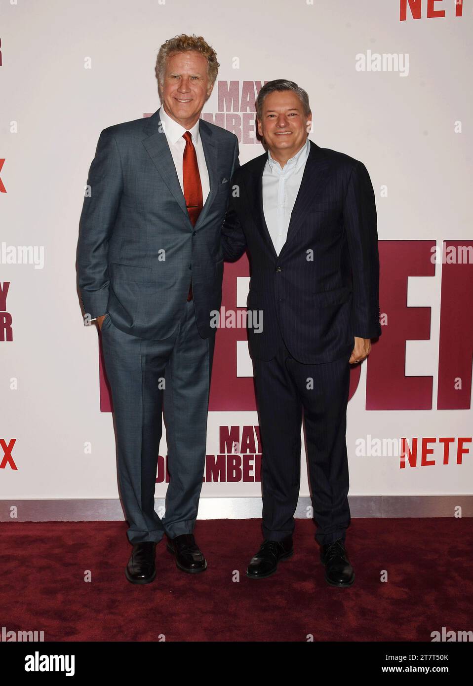 LOS ANGELES, CALIFORNIA - NOVEMBER 16: (L-R) Will Ferrell and Ted ...