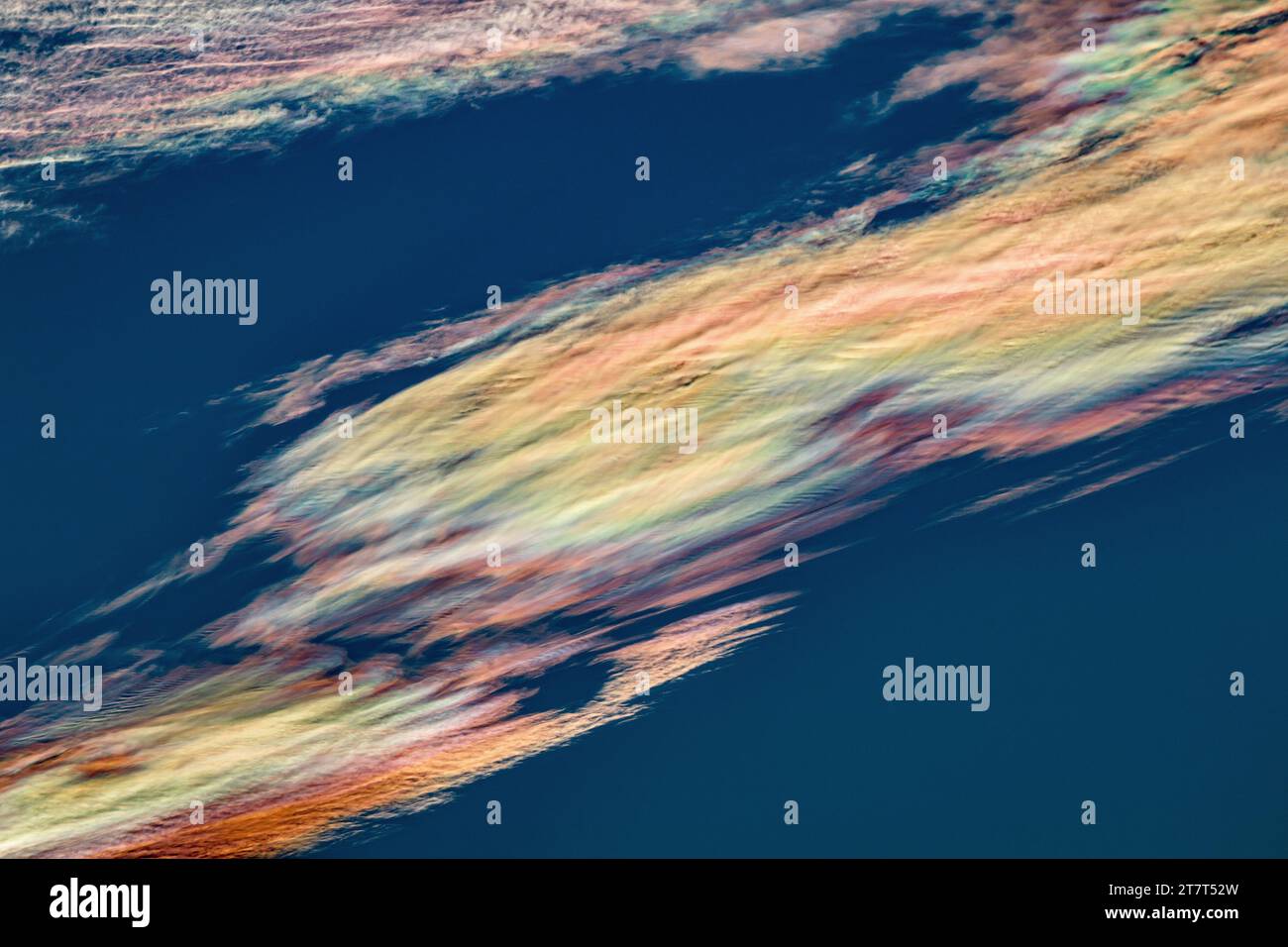 Iridescent clouds at sunset over Alhambra Stock Photo - Alamy