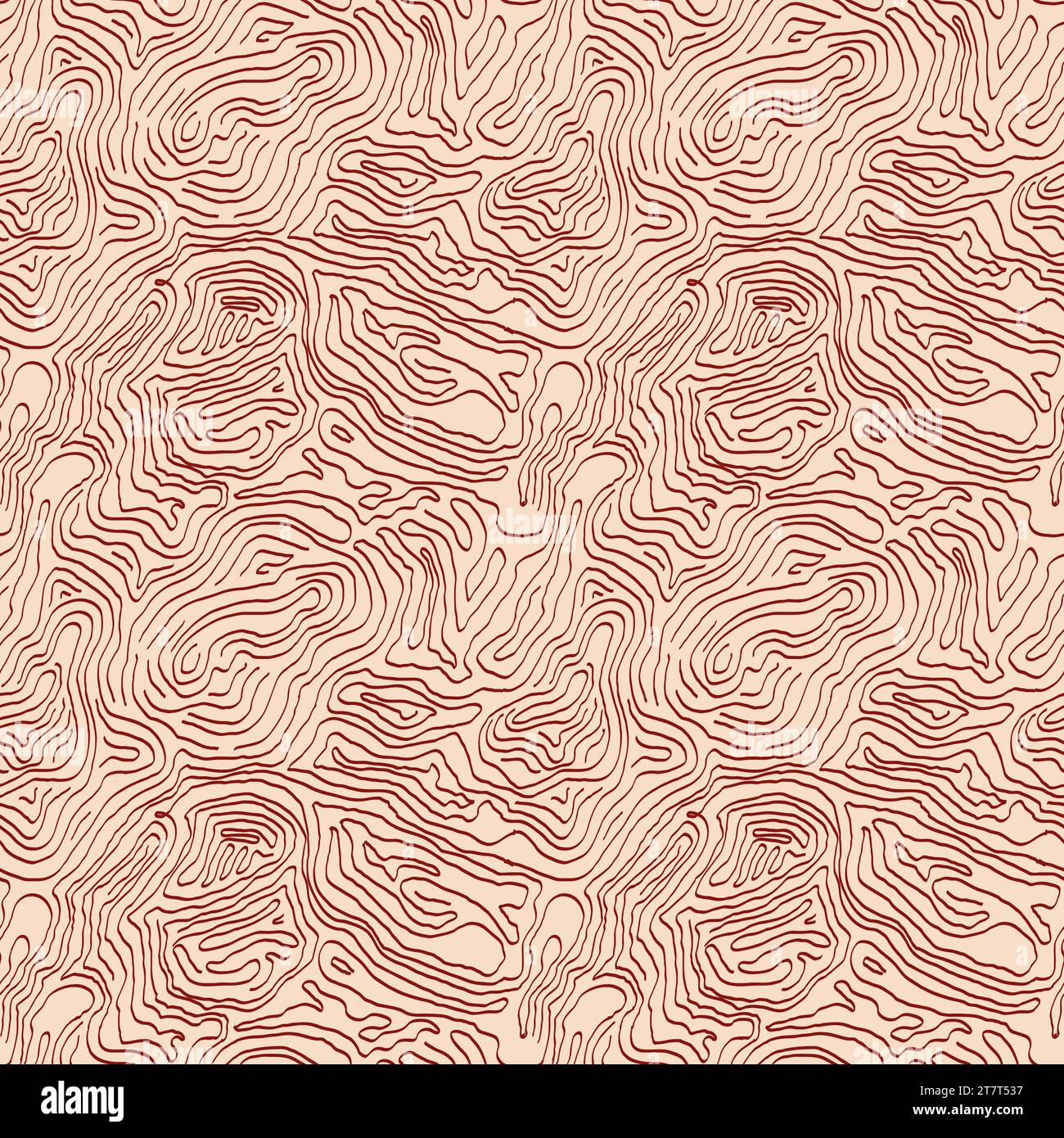 Colorful squiggles doodle seamless pattern. Creative minimalist style ...