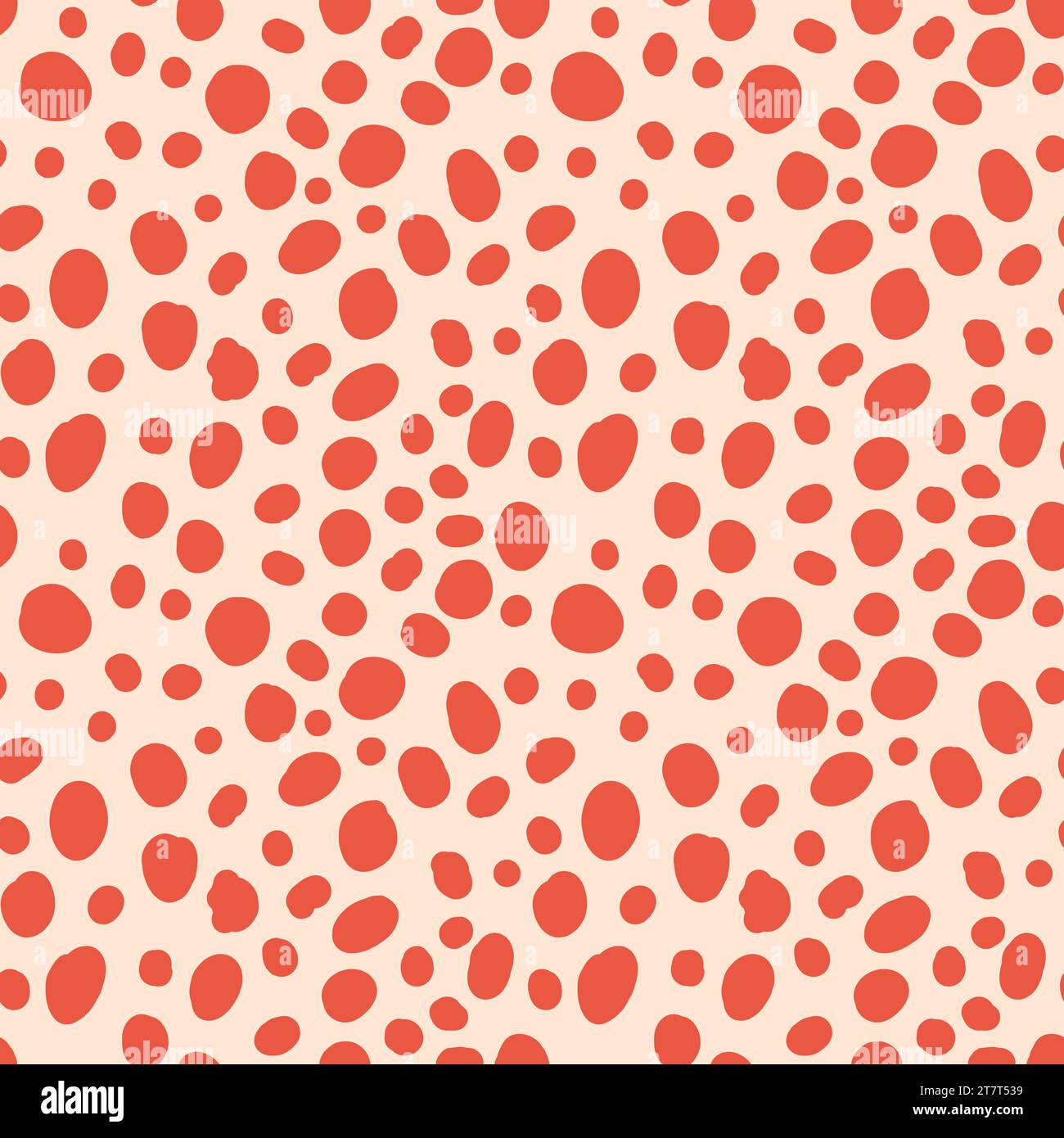 Colorful squiggles doodle seamless pattern. Creative minimalist style ...