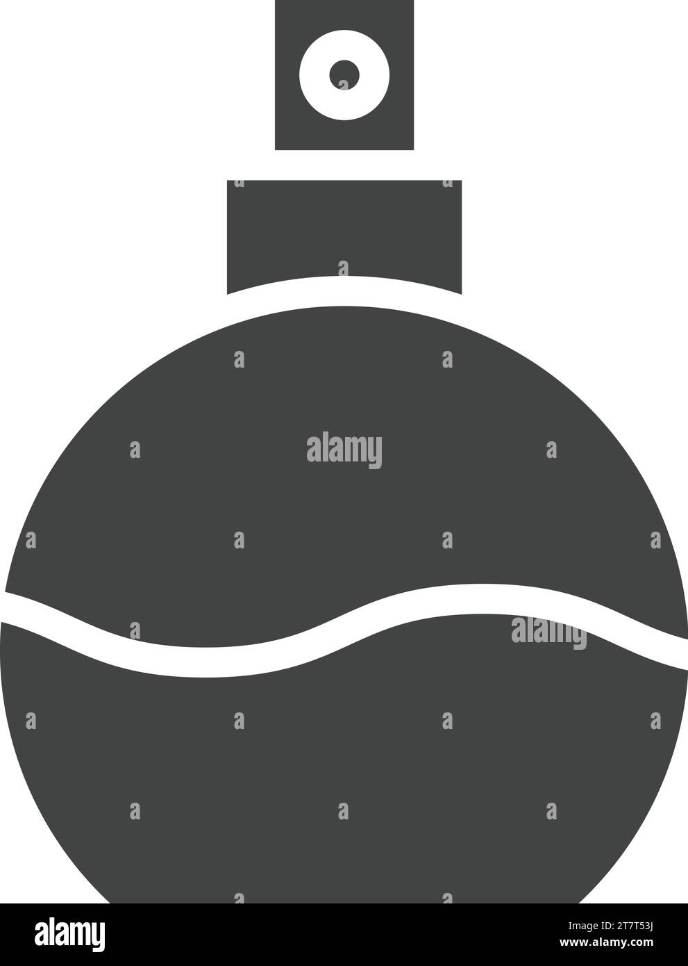 Fragrance bottle icon outline Black and White Stock Photos & Images - Alamy