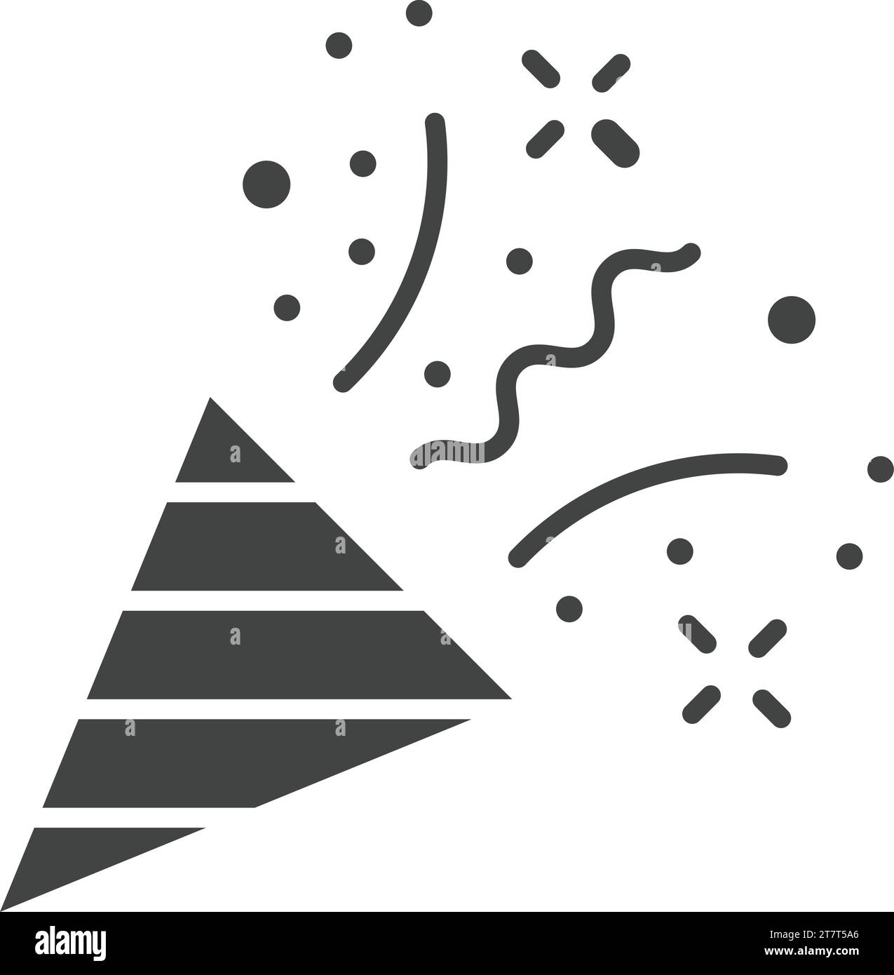 Party Popper icon vector image Stock Vector Image & Art - Alamy