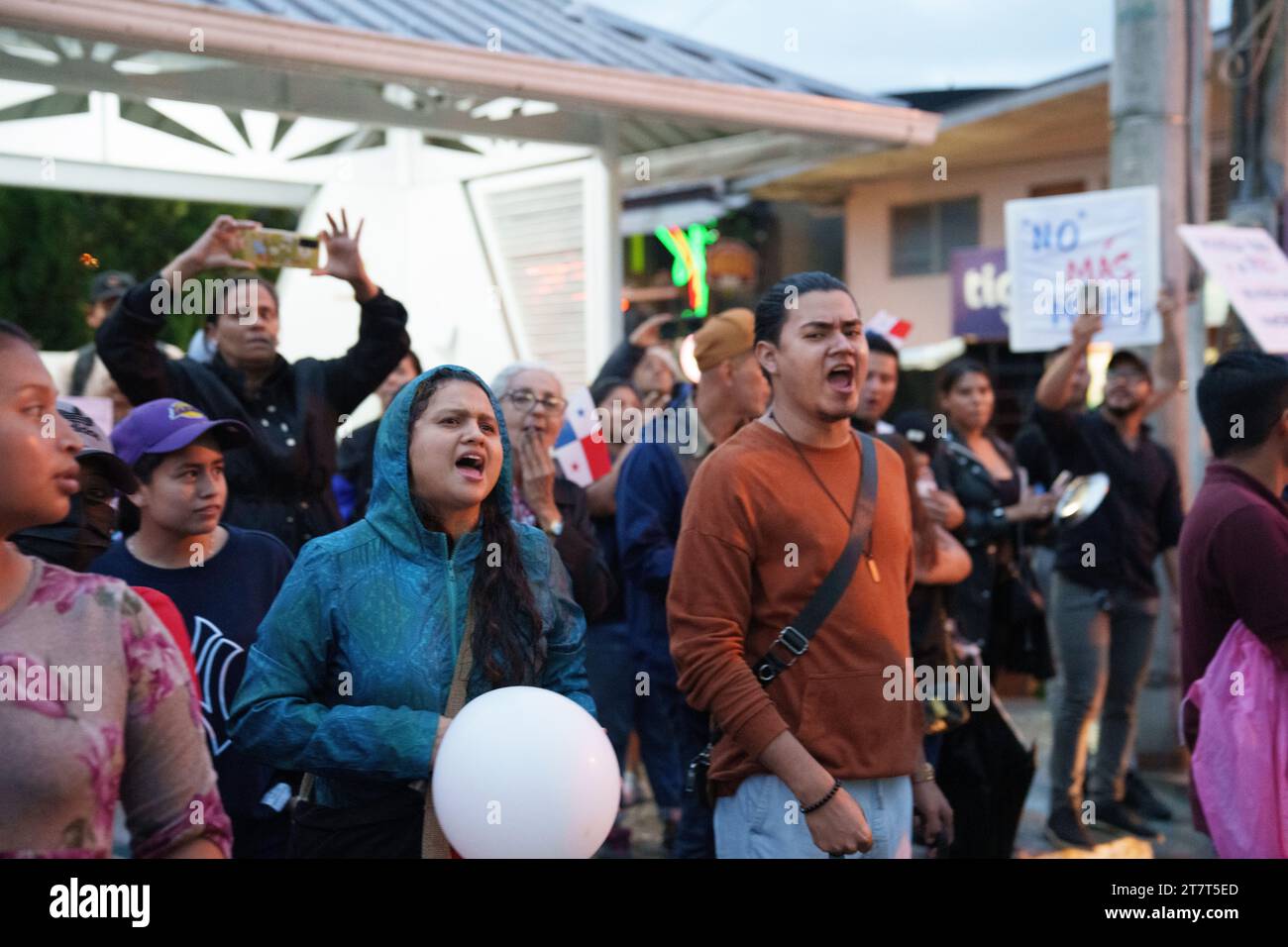 Panamanians Protest Copper Mine Contract Renewal Stock Photo - Alamy
