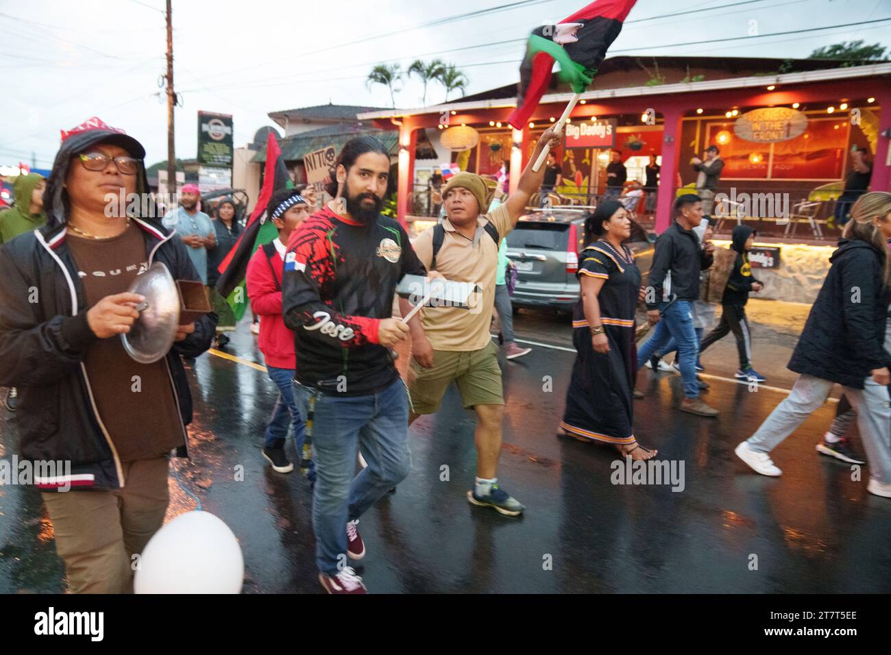 People Gather in Panama to Protest Copper Mine Contract Stock Photo - Alamy