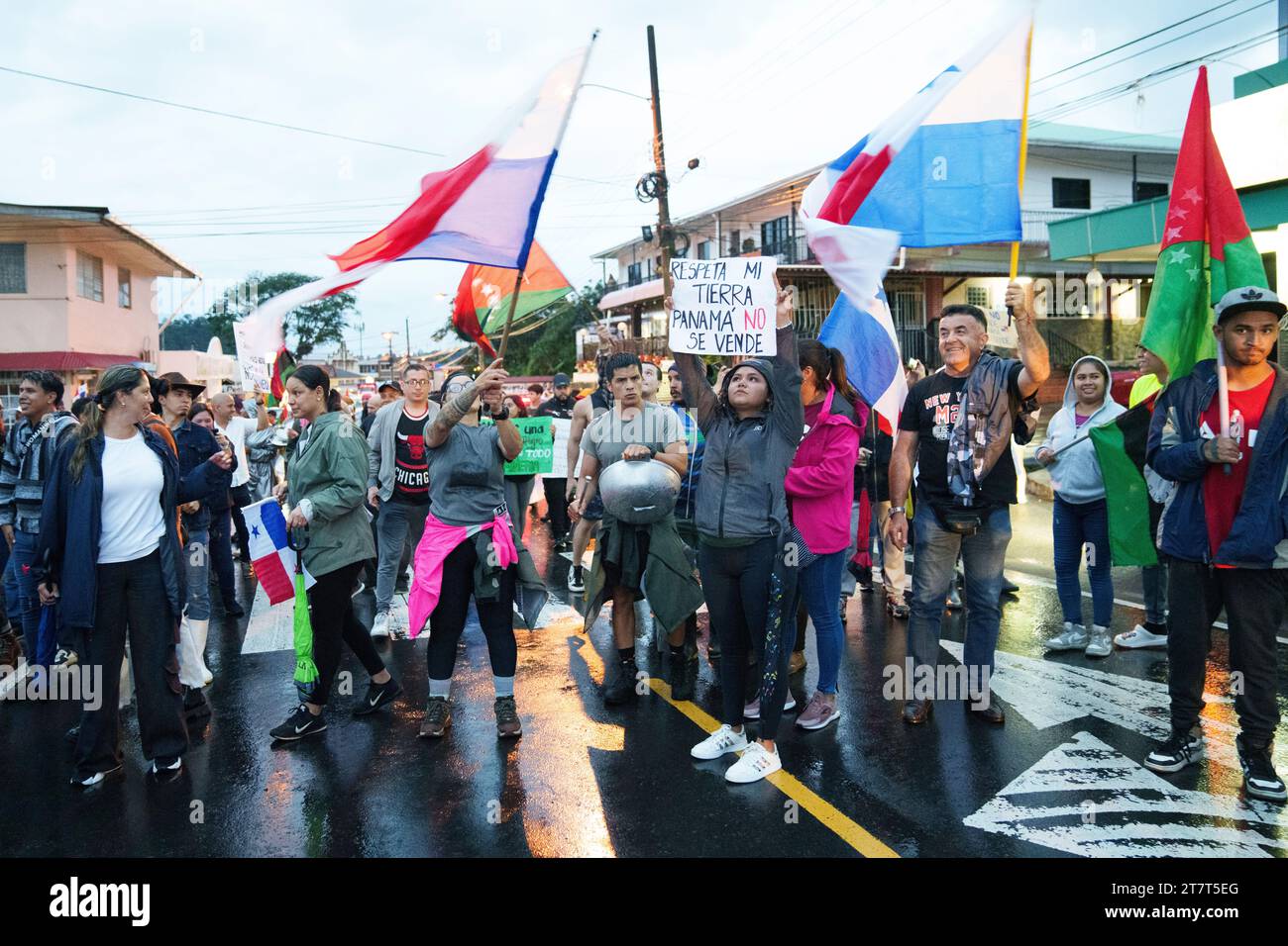 Panama Protests of First Quantum Copper Mine Stock Photo - Alamy