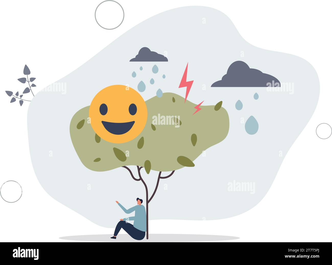 Weathering emotional storms with effective mental method.Psychological ...