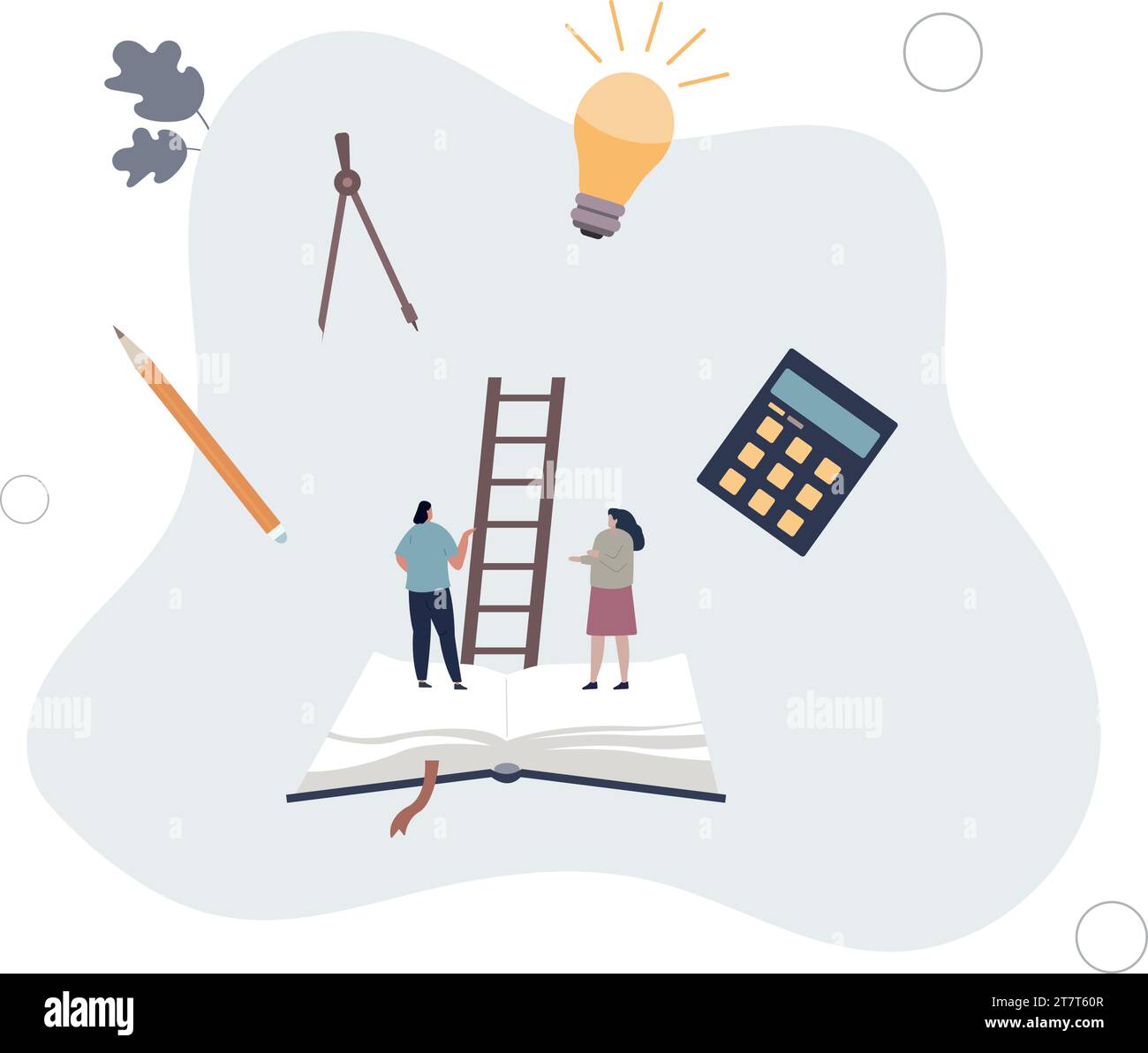 College pathway Stock Vector Images - Alamy